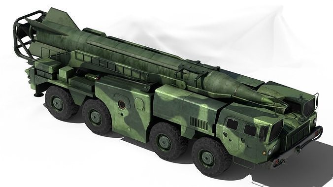 3D model SCUD-B military vehicle VR / AR / low-poly | CGTrader