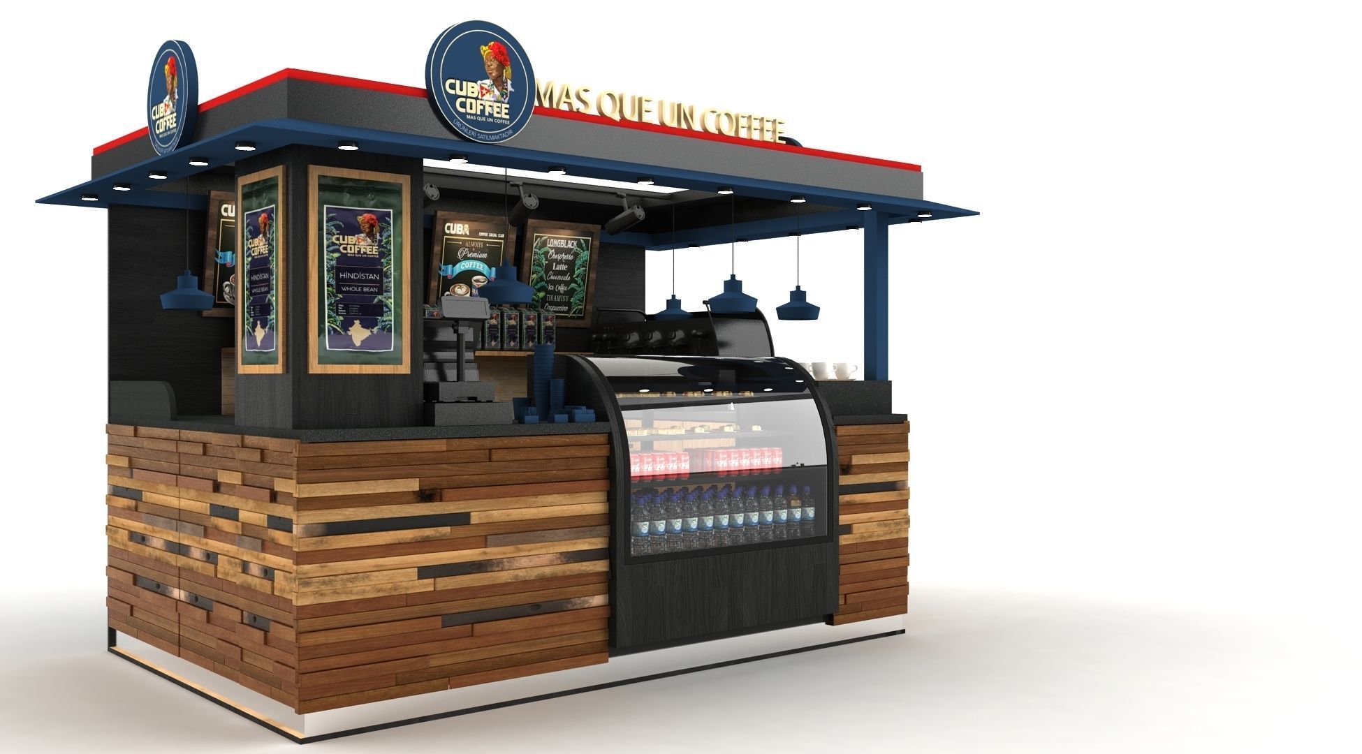 AVM cafe bar lounge 3D model | CGTrader