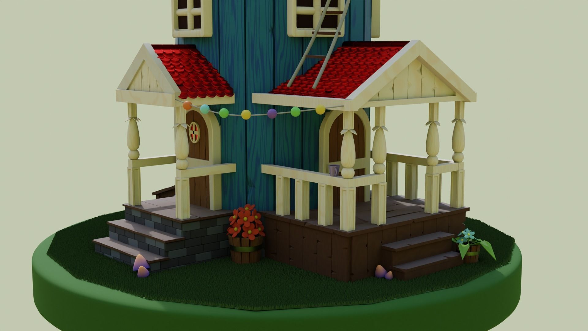 Moomin house 3d 3D model | CGTrader
