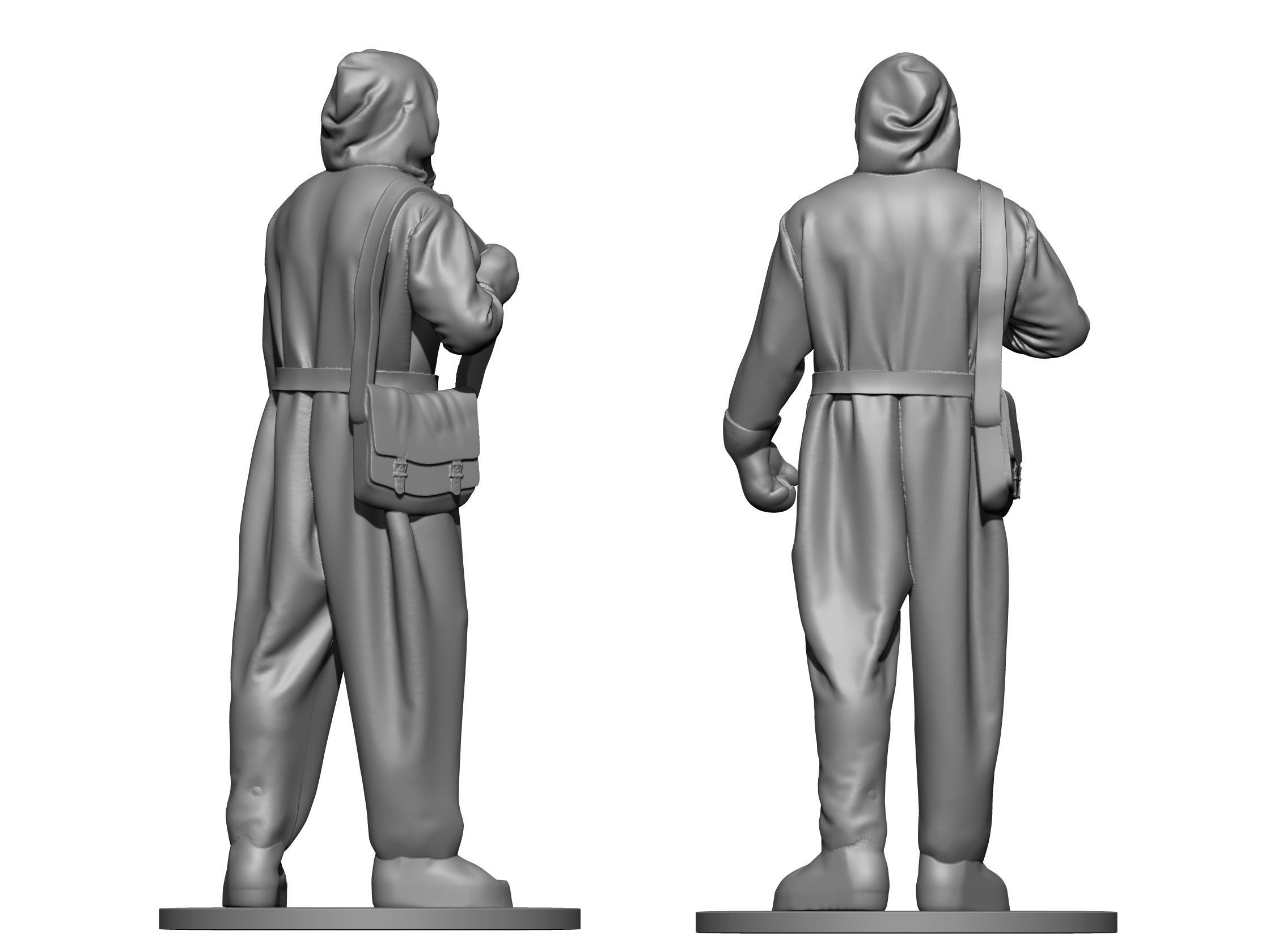Hazmat suit 3D model 3D printable | CGTrader