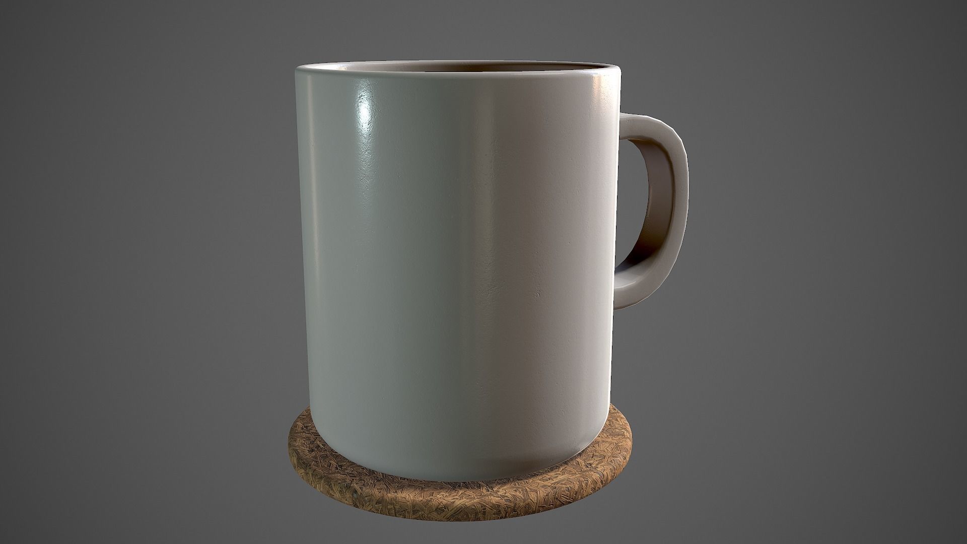 3D model Coffee Mug Porcelain VR / AR / low-poly | CGTrader