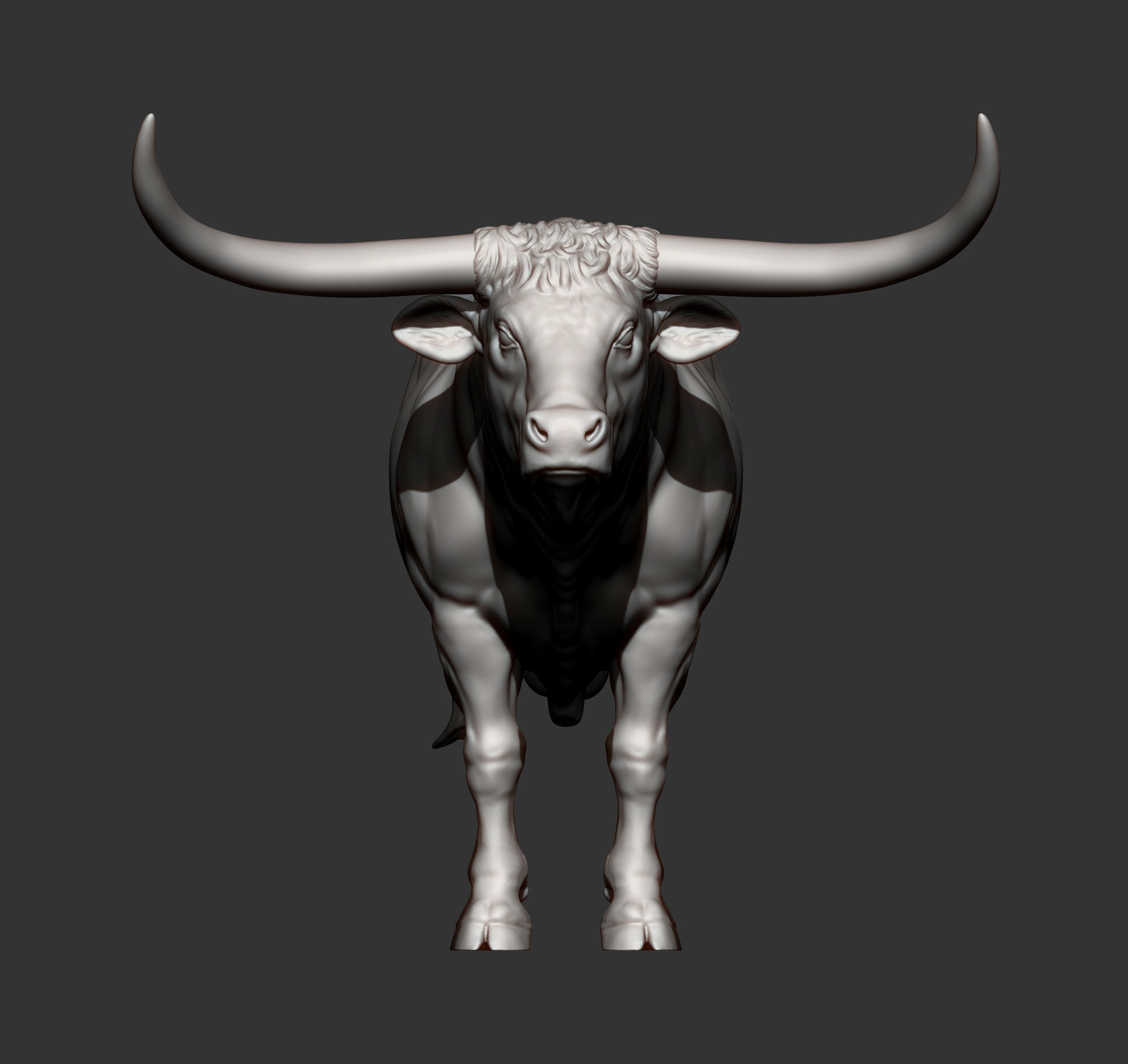 Texas Longhorn 3D model 3D printable | CGTrader