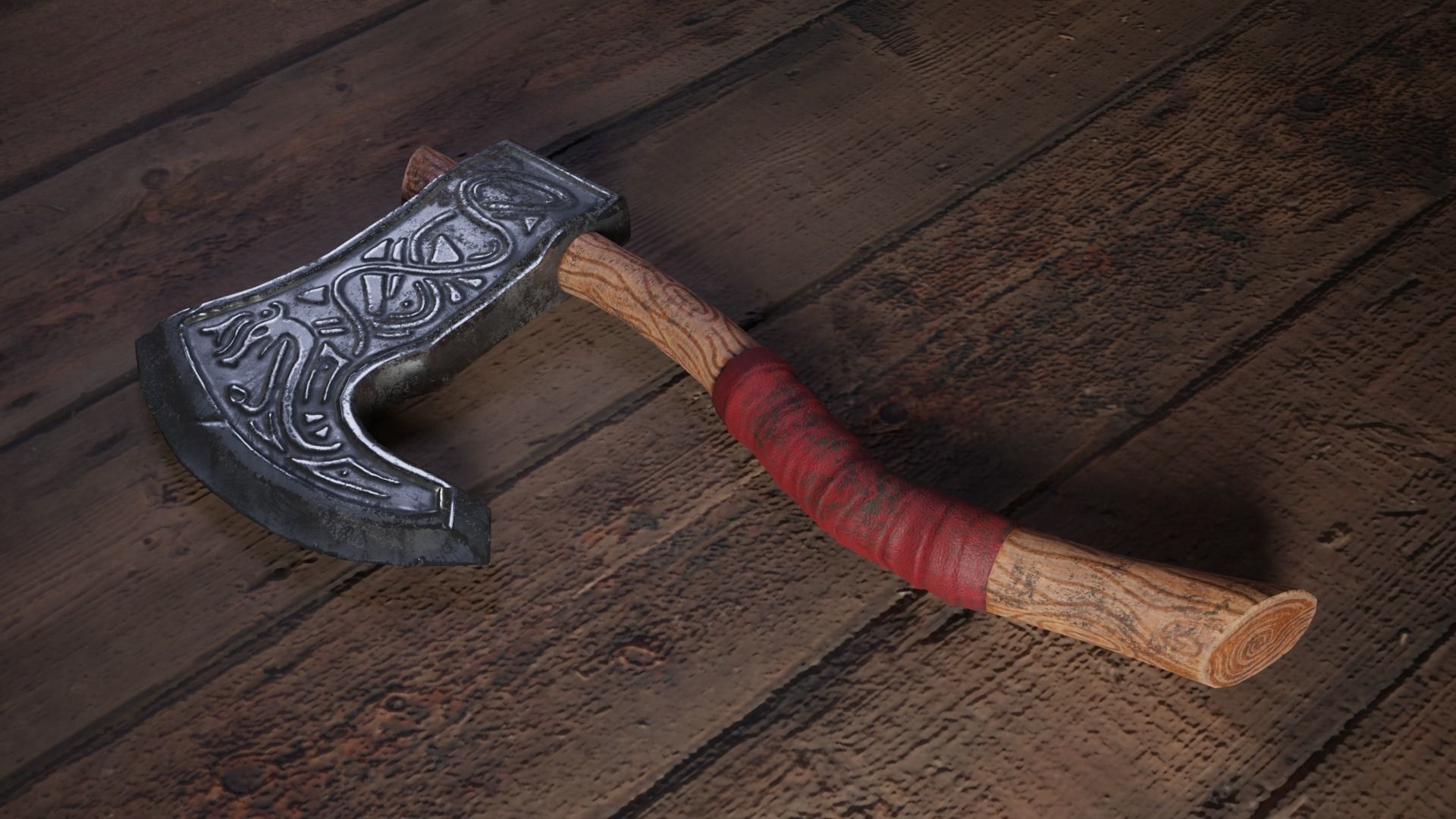 Game Ready Viking Axe free VR / AR / low-poly 3D model | CGTrader