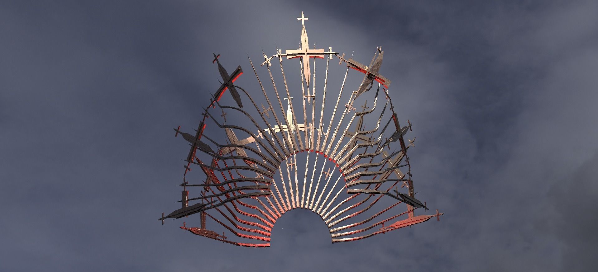 Angel Vortex Crown 3 3D model | CGTrader