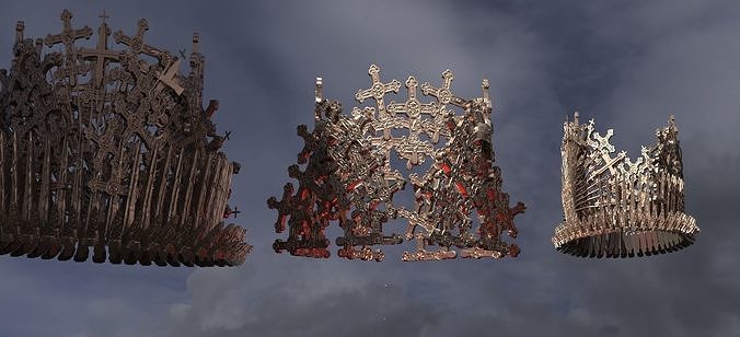 Angel Vortex Crowns 3D model | CGTrader