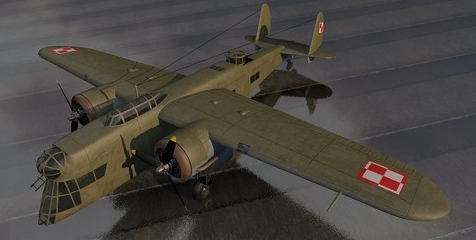 PZL P-30 Zubr - LWS-6 Bison 3D model | CGTrader