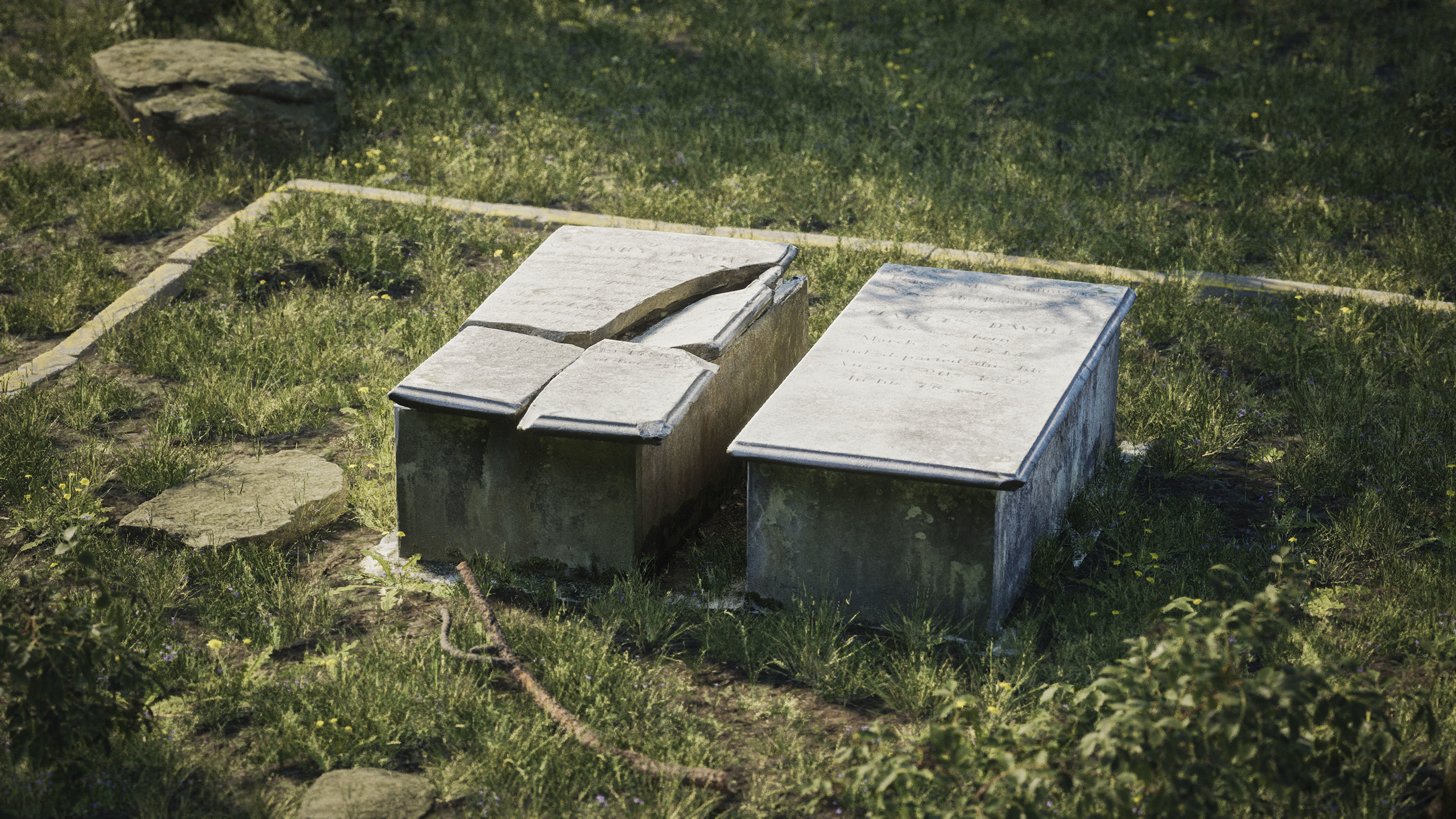 Cemetery Pack 01 - photogrammetry 3D model | CGTrader