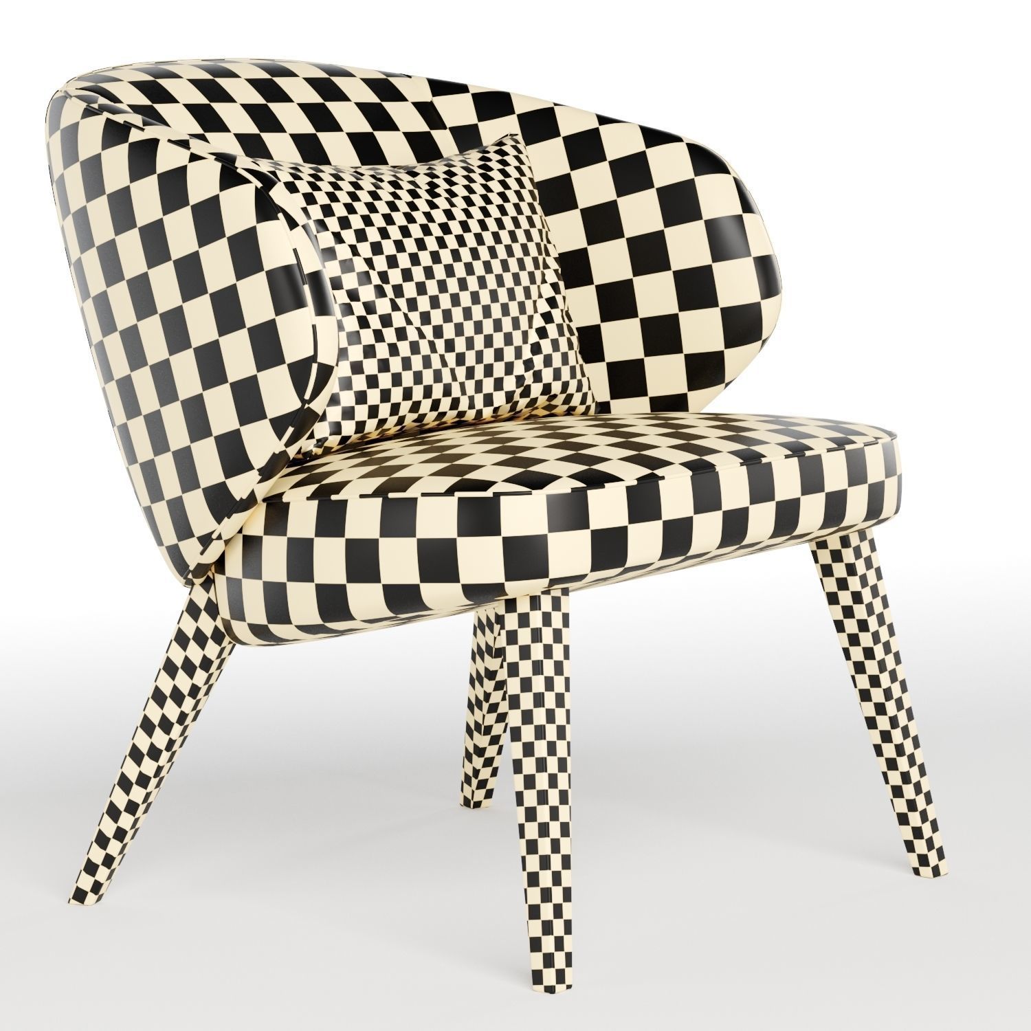 BACK ME UP LOUNGE armchair 3D model | CGTrader