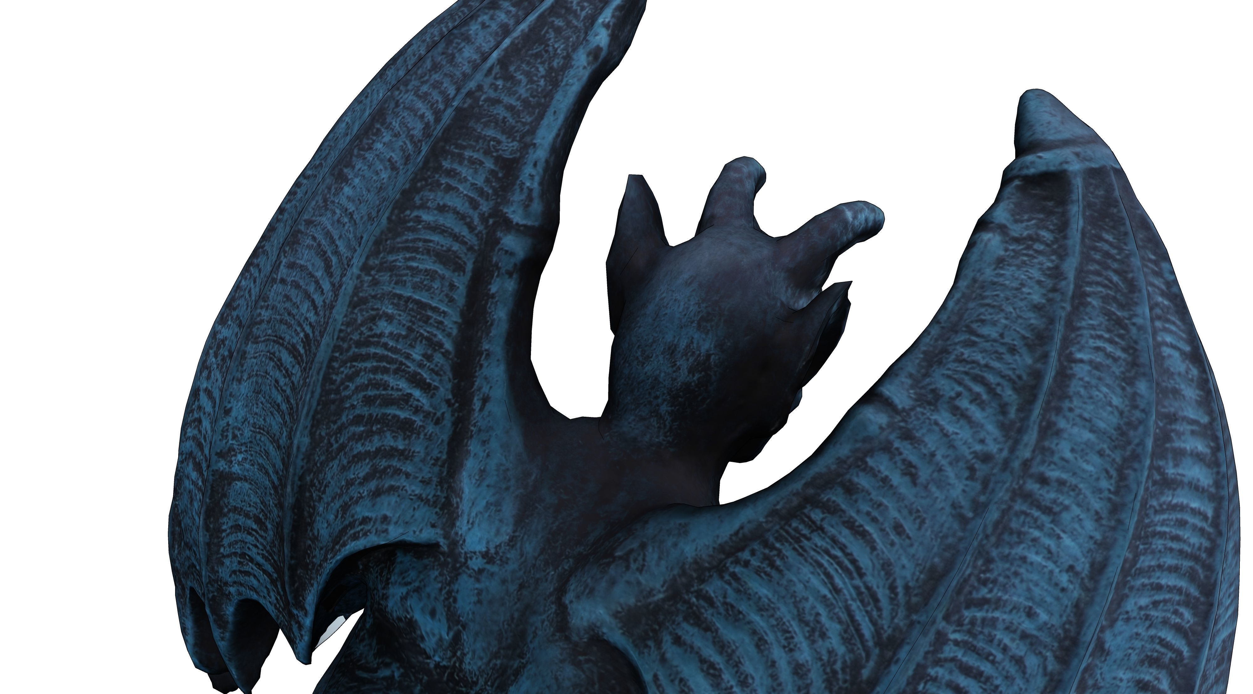 Gagoil03 statue of demon with wings 3D model | CGTrader
