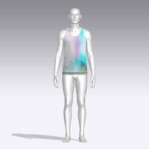 3D model Tank Top VR / AR / low-poly | CGTrader