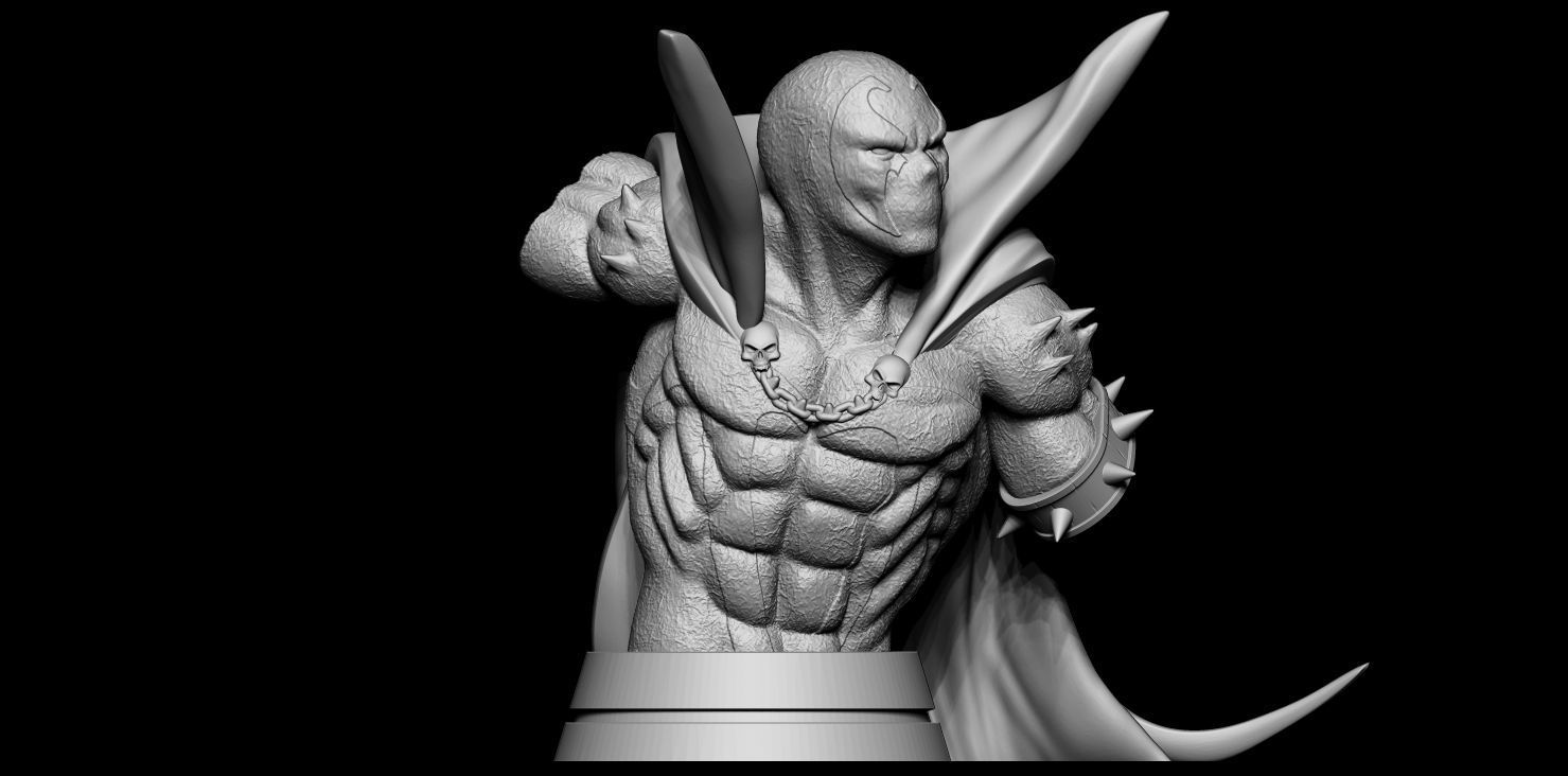 Fan Art Spawn - Bust 3D model 3D printable | CGTrader