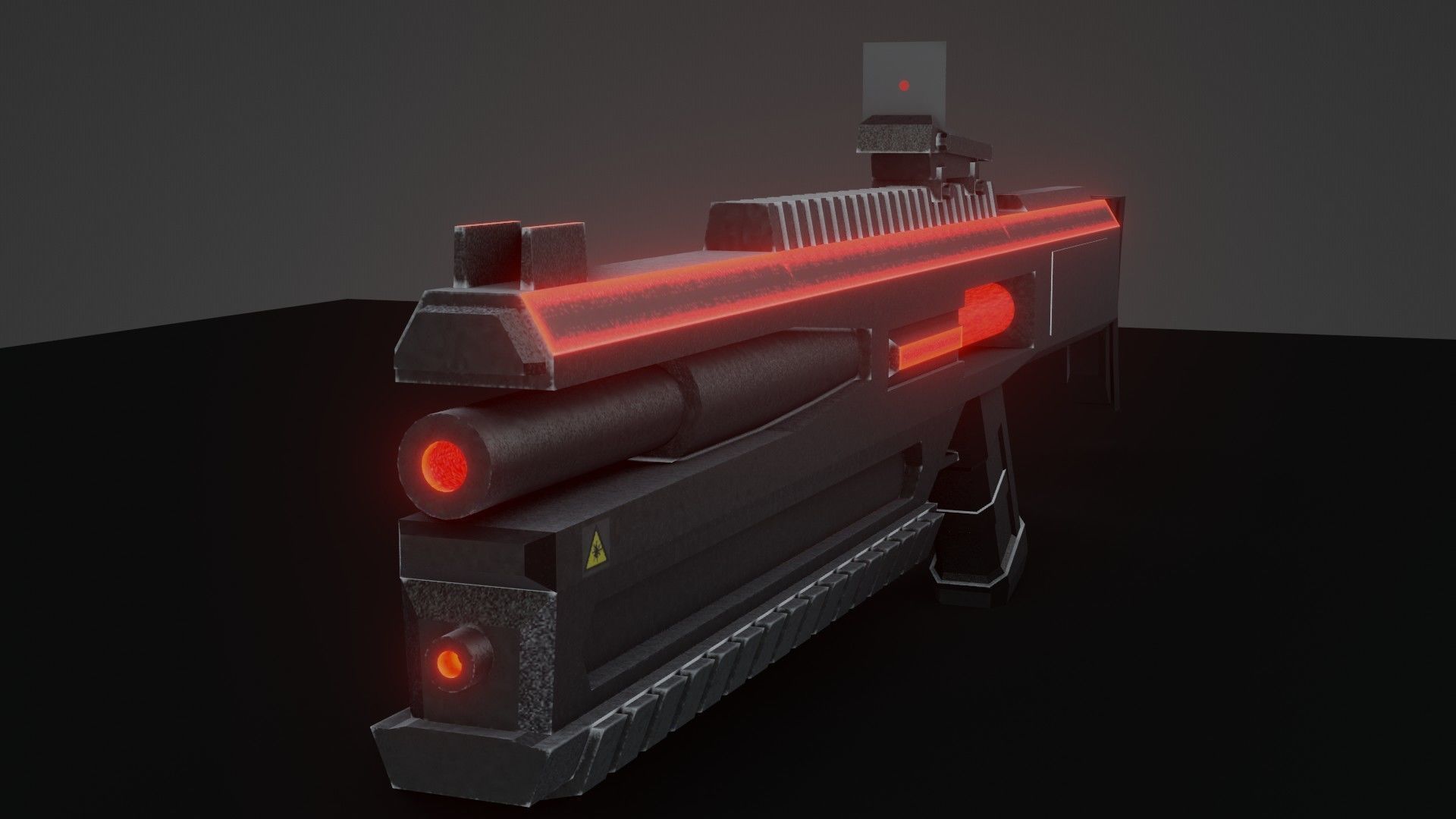laser weapon game-ready free VR / AR / low-poly 3D model | CGTrader