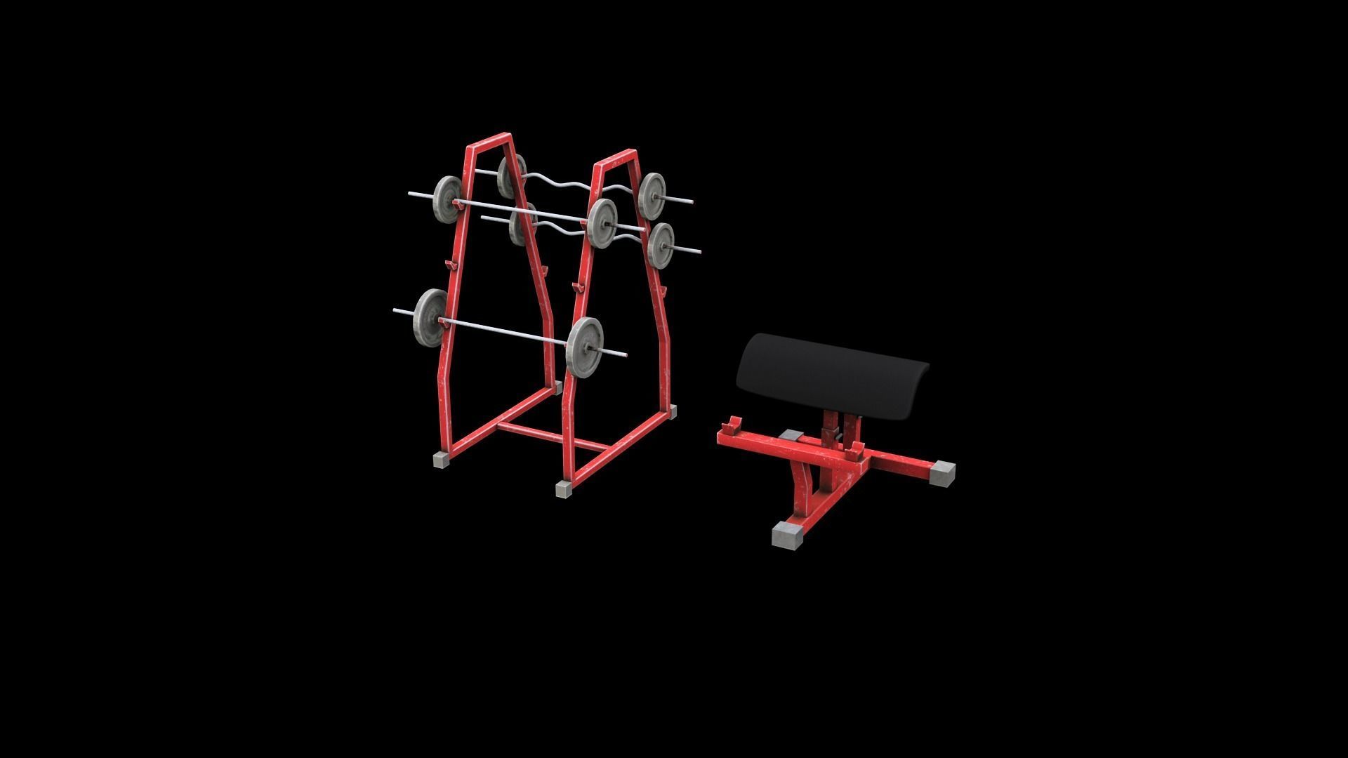 3D model Gym Machine Objects VR / AR / low-poly | CGTrader