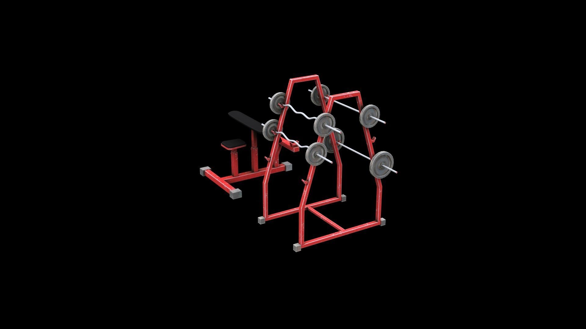 3D model Gym Machine Objects VR / AR / low-poly | CGTrader