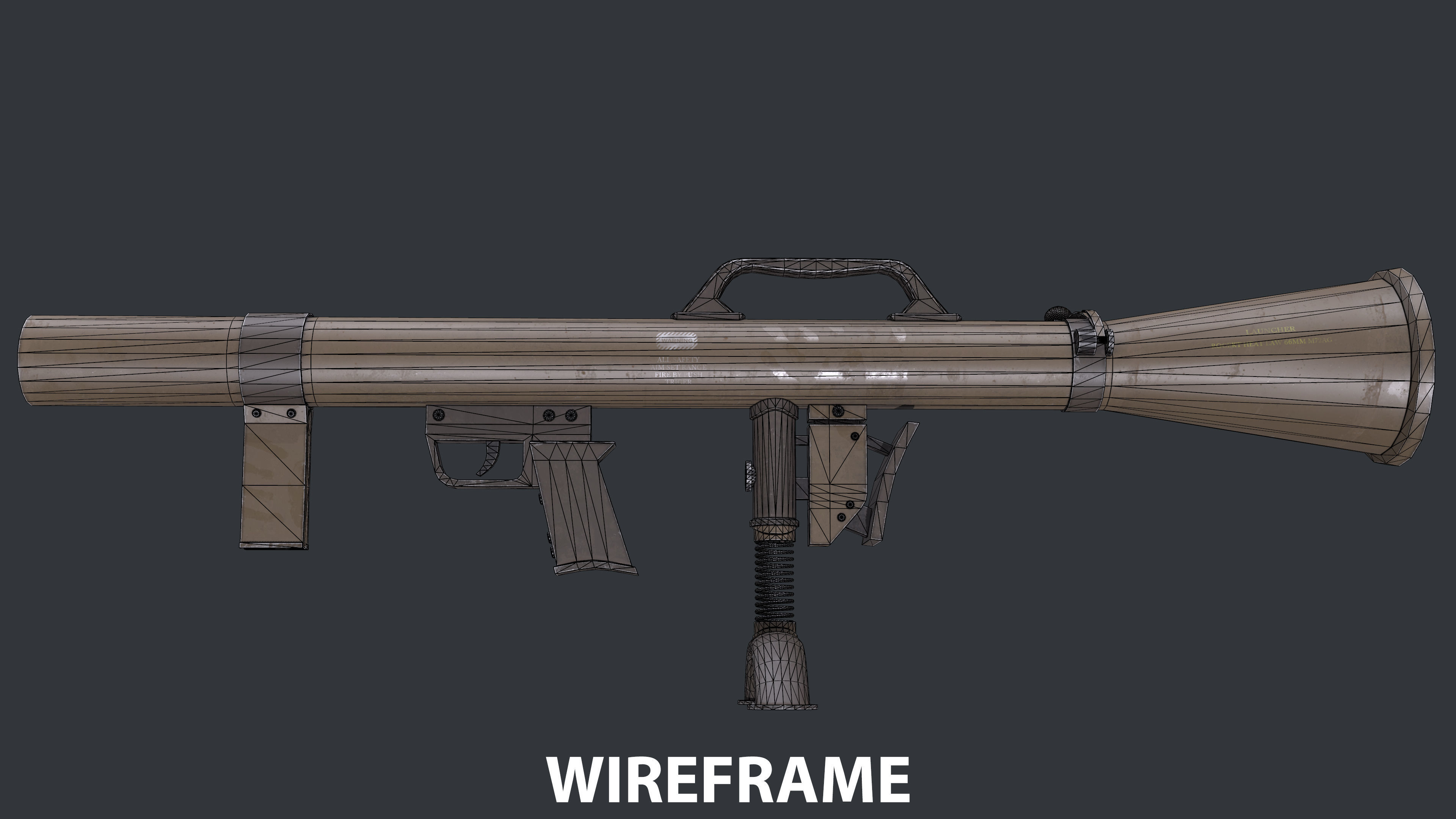 3D model Rocket Launcher Game Ready 5 VR / AR / low-poly | CGTrader