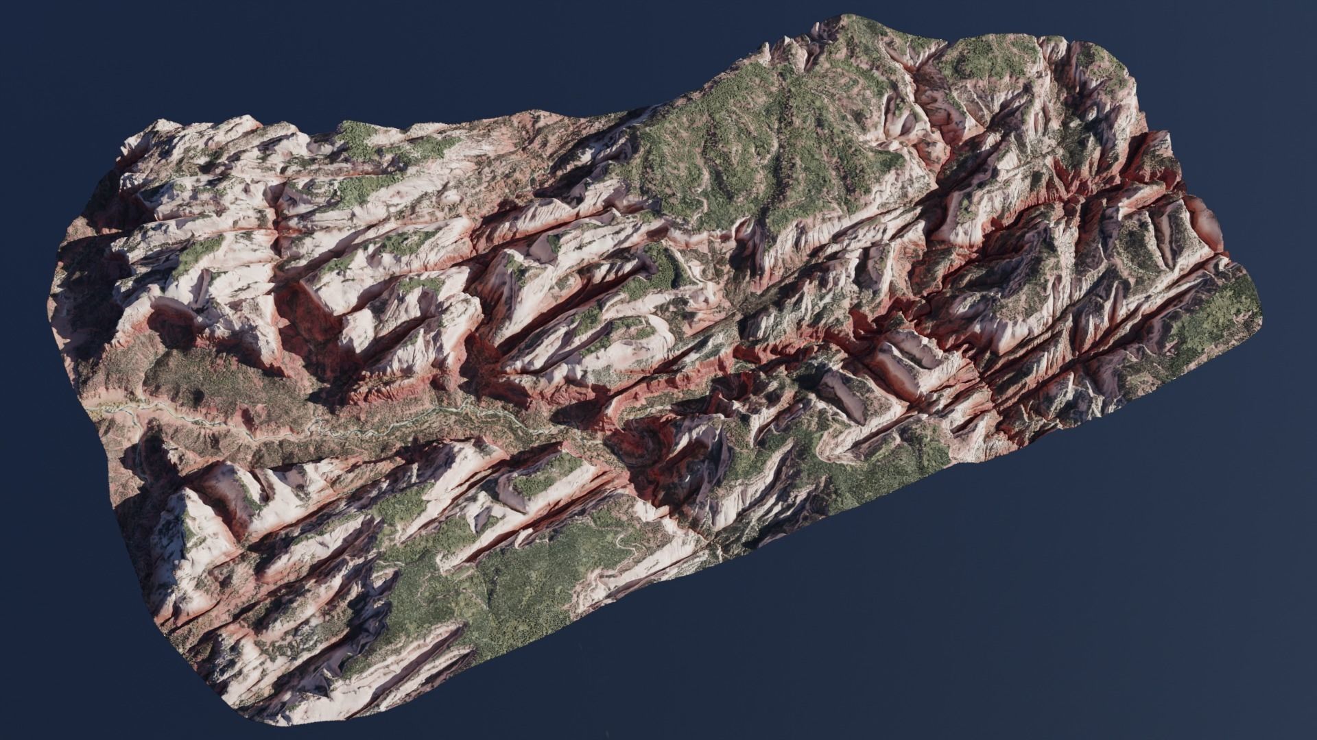 3D model Zion National Park VR / AR / low-poly | CGTrader