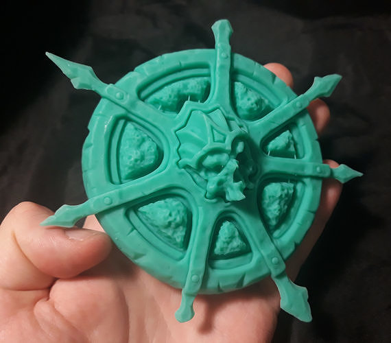 Undead shield 3d print 3D model 3D printable | CGTrader