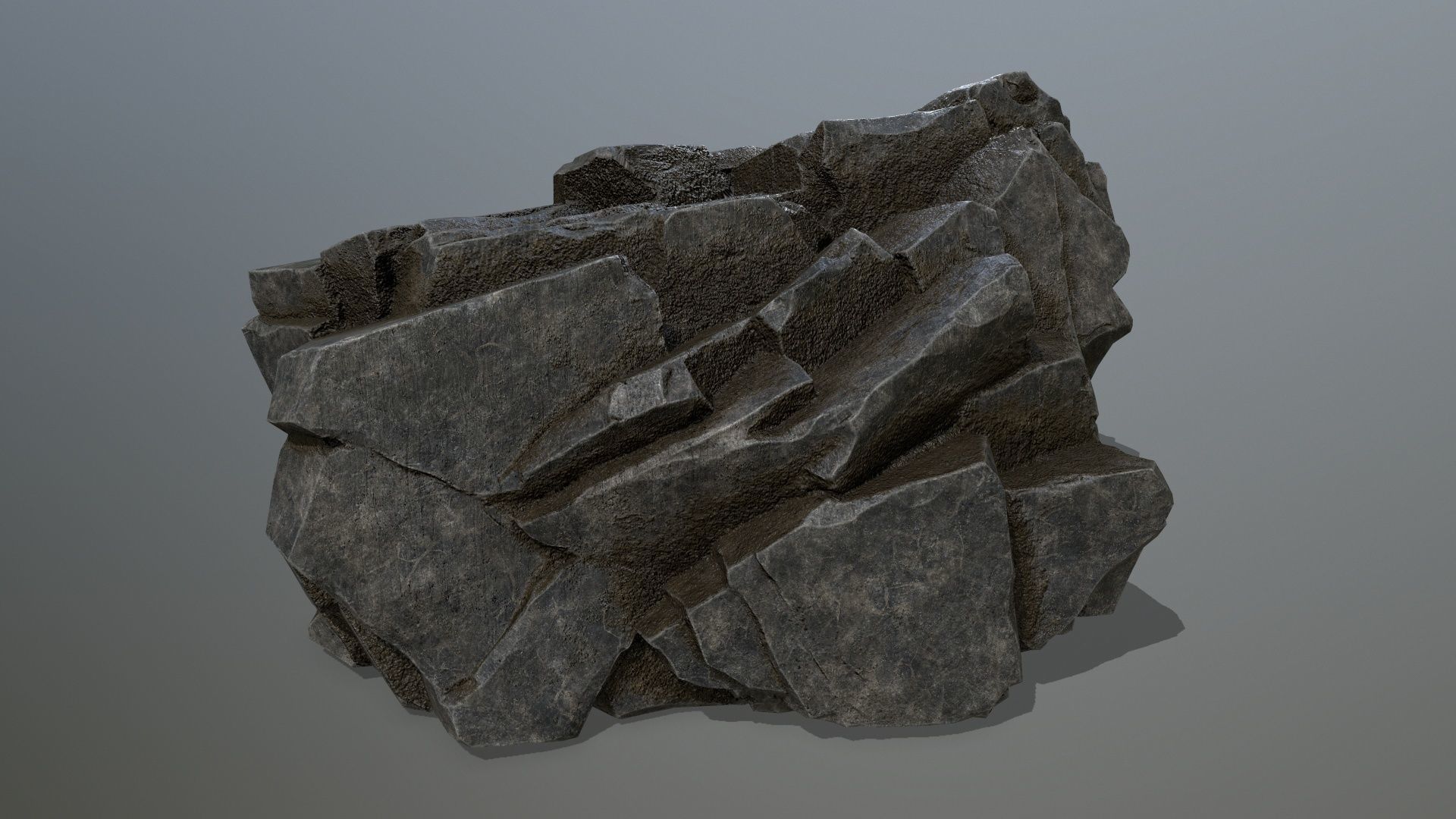 3D model cliff rocks VR / AR / low-poly | CGTrader