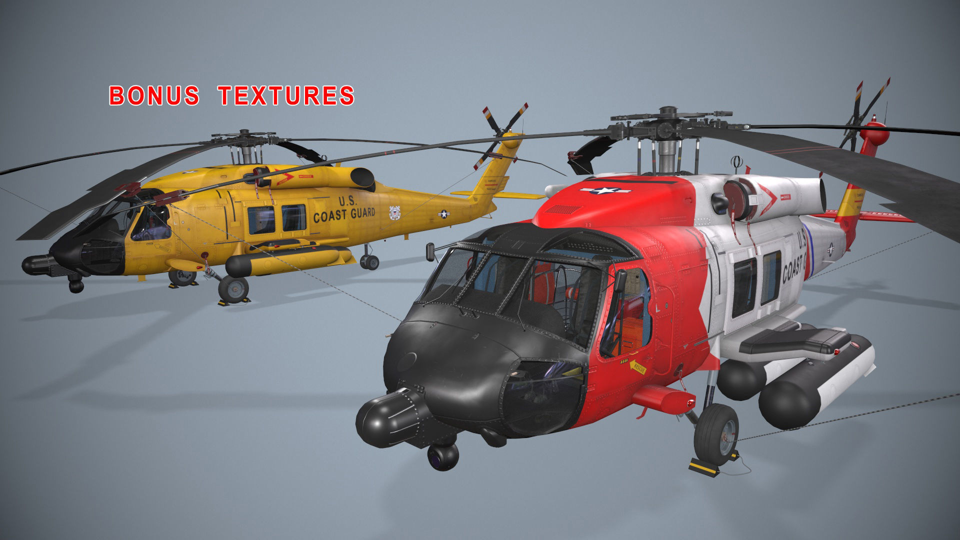 3D model Sikorsky MH-60J Jay Hawk Static VR / AR / low-poly | CGTrader