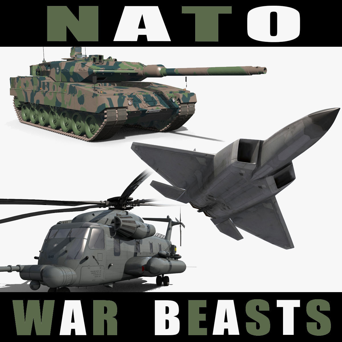 Nato War Beasts - 3d animated models 3D model animated rigged | CGTrader