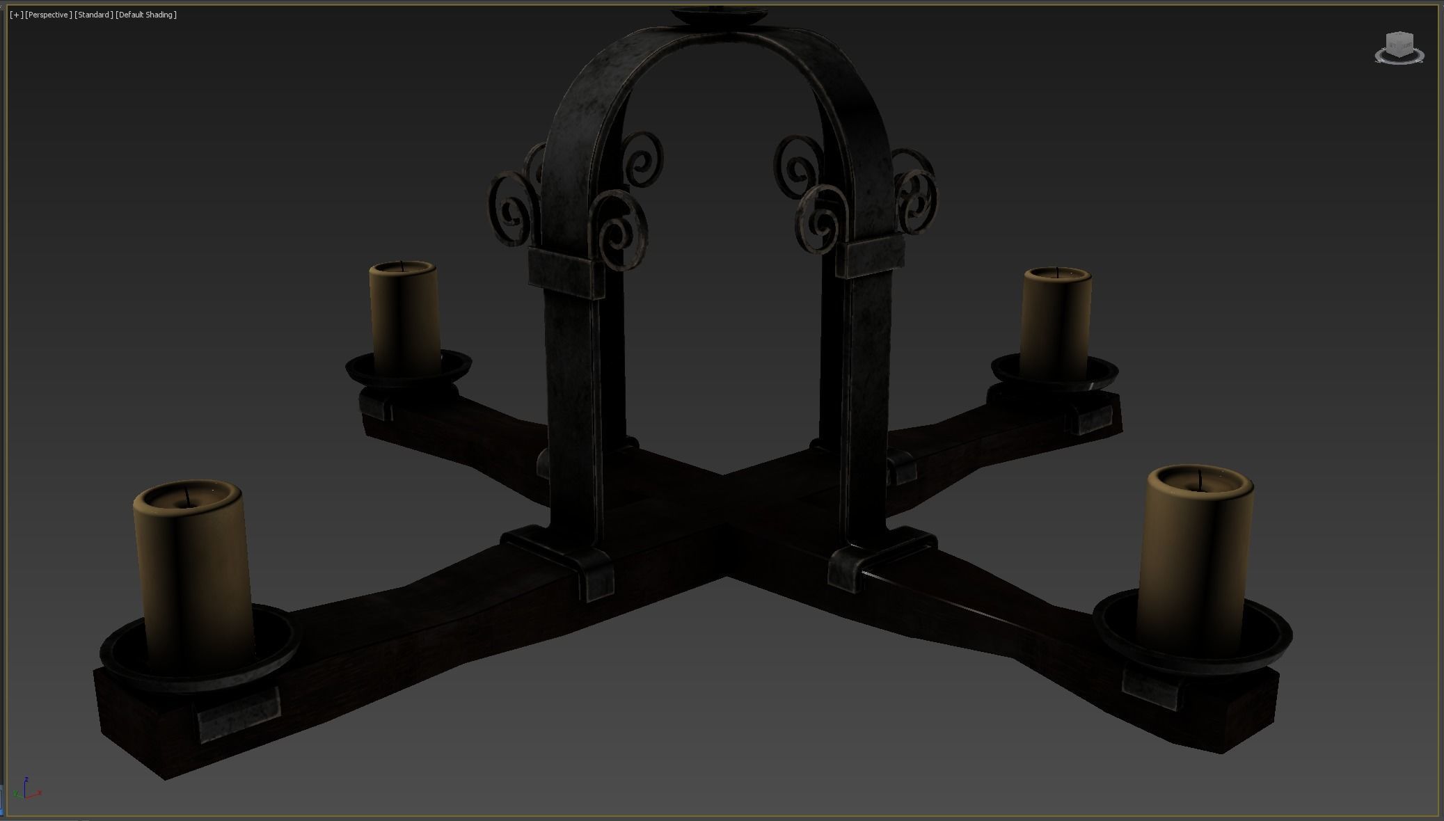 3D model Medieval Torch VR / AR / low-poly | CGTrader