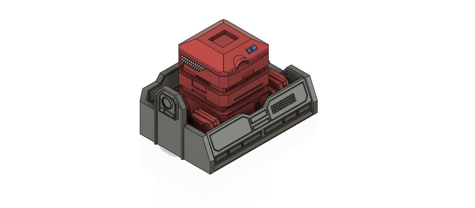Andor B2EMO droid 3D print model and power place 3D model 3D printable | CGTrader