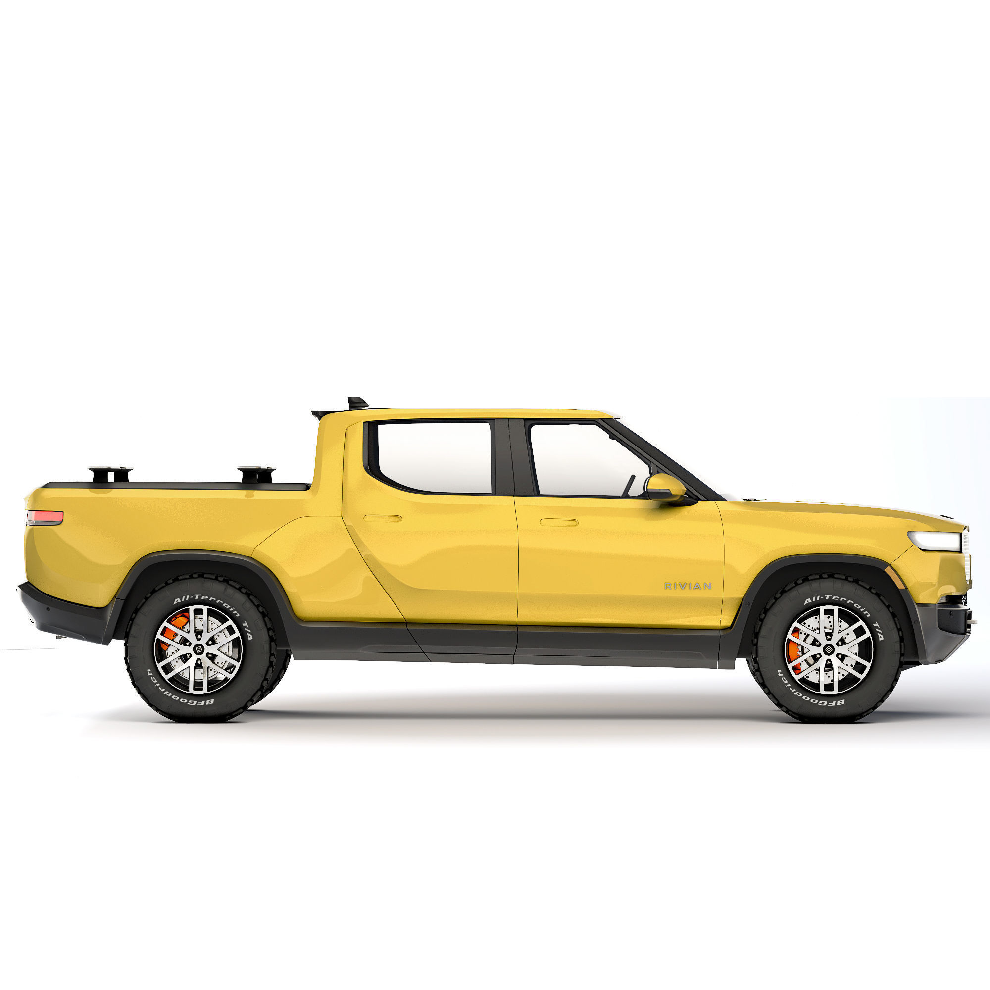 Rivian R1T 2022 3D model | CGTrader