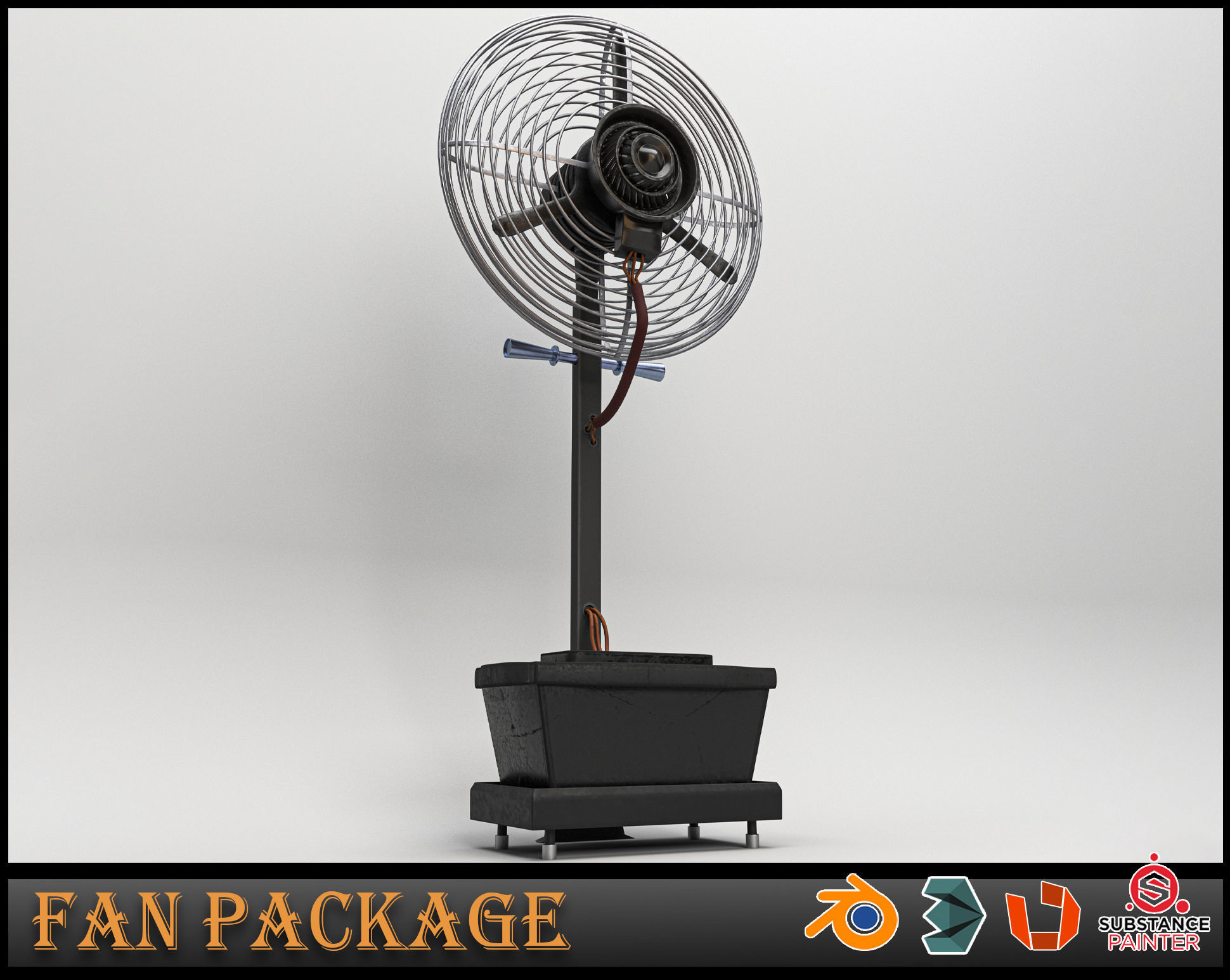 Fan Package 3D model | CGTrader