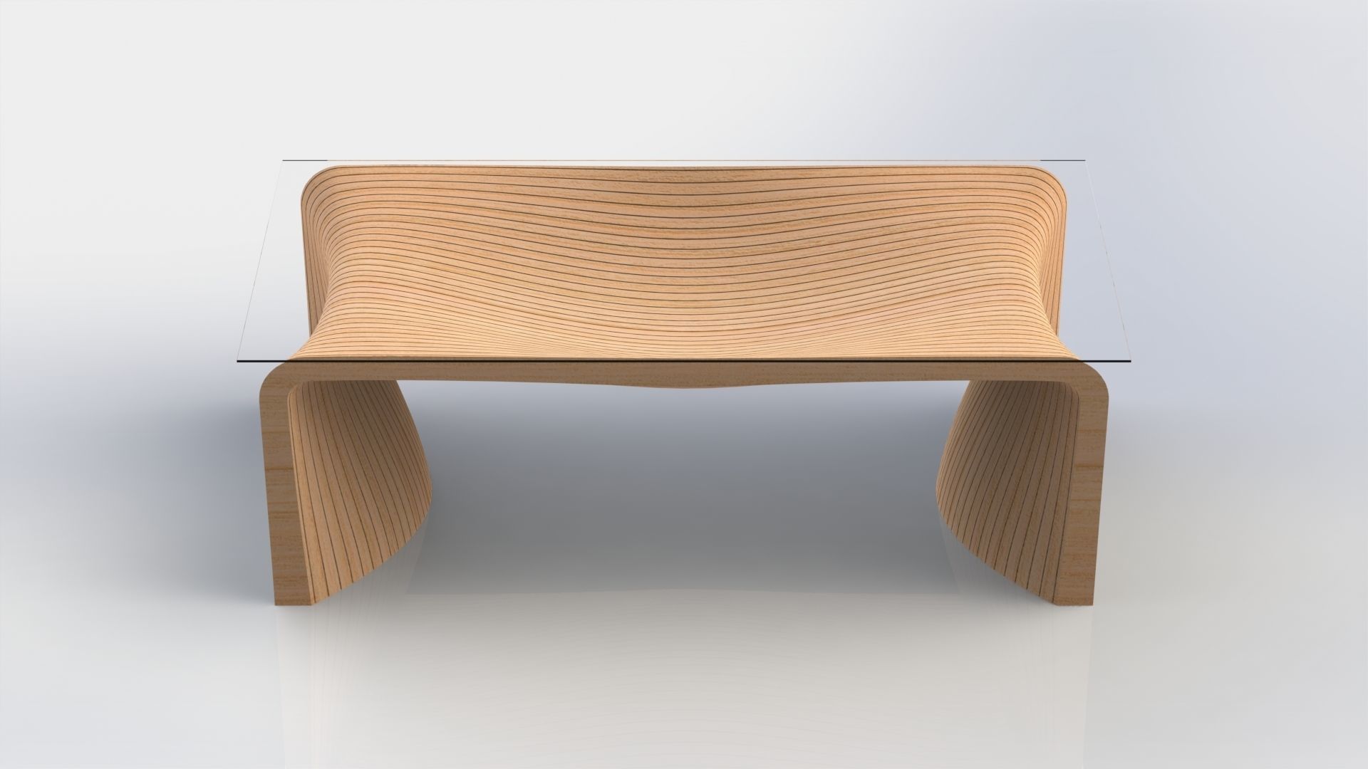 Parametric Table U 3d Model Cgtrader