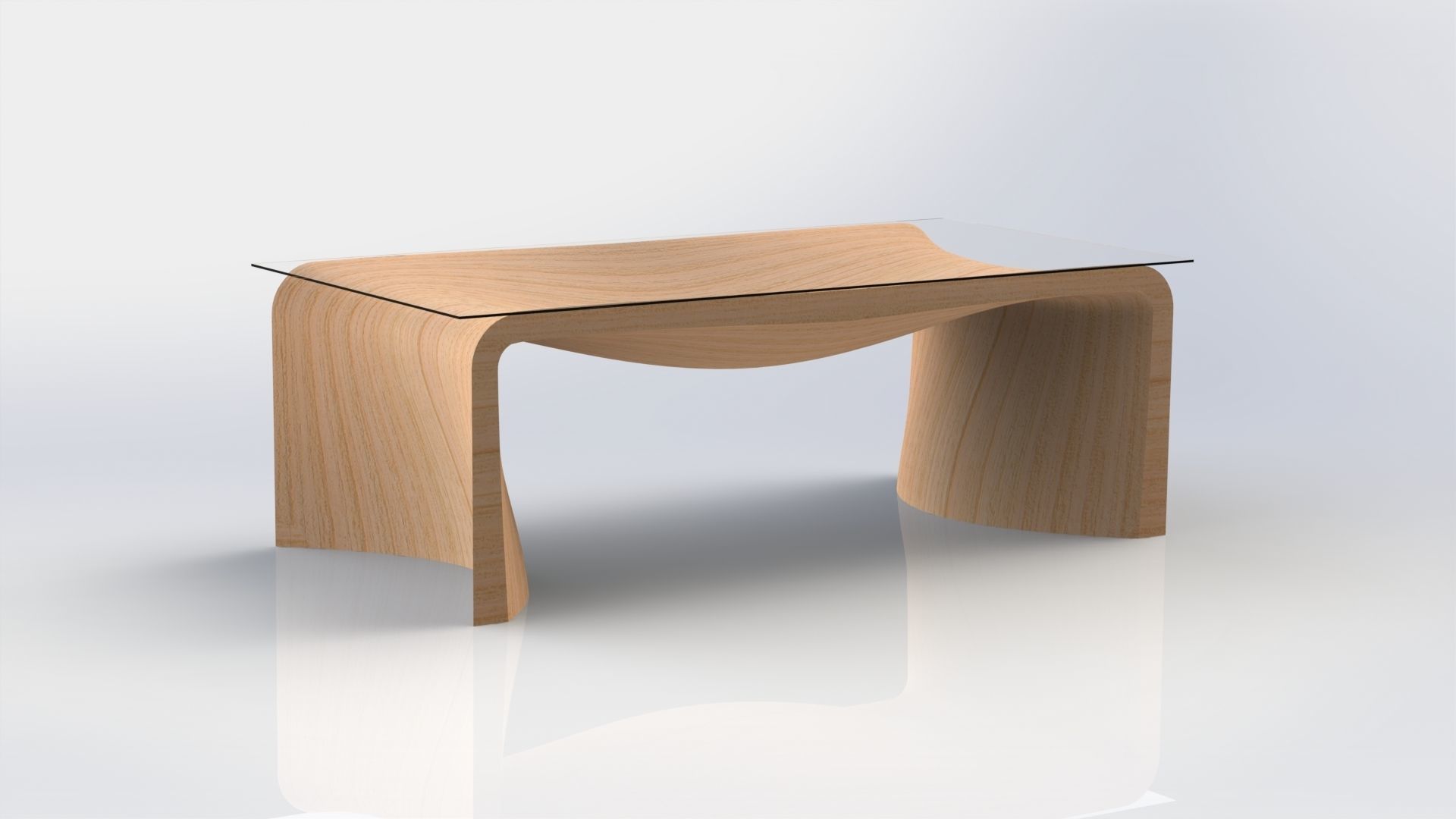 Parametric Table U 3d Model Cgtrader