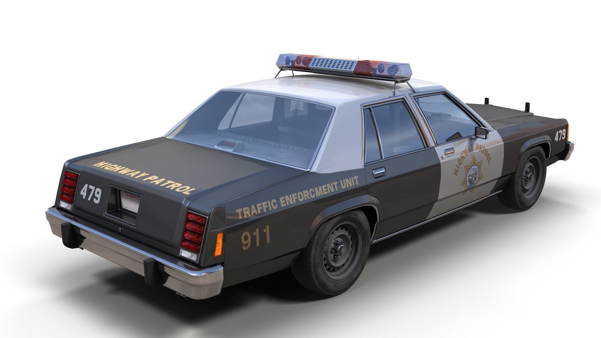 3D model Police Patrol Car VR / AR / low-poly | CGTrader