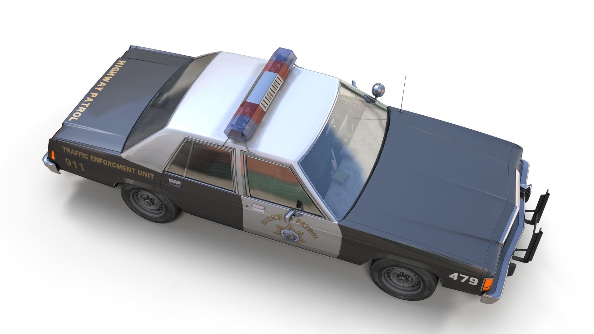 3D model Police Patrol Car VR / AR / low-poly | CGTrader