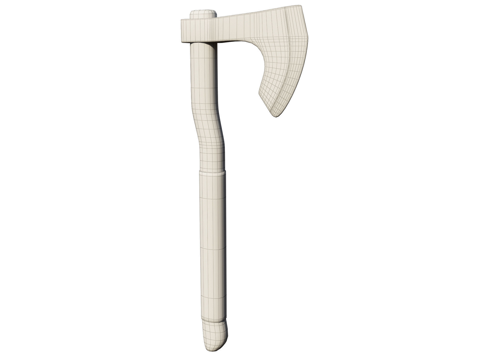 3D model Ax Medieval VR / AR / low-poly | CGTrader