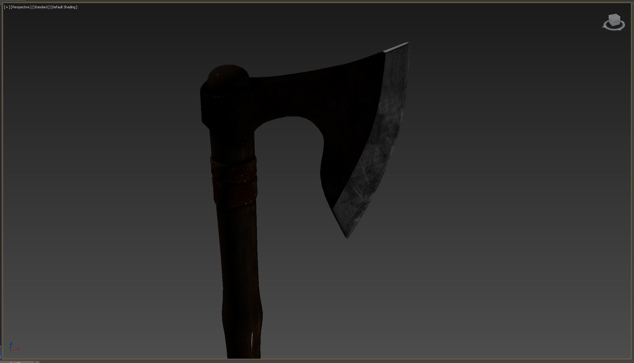 3D model Ax Medieval VR / AR / low-poly | CGTrader