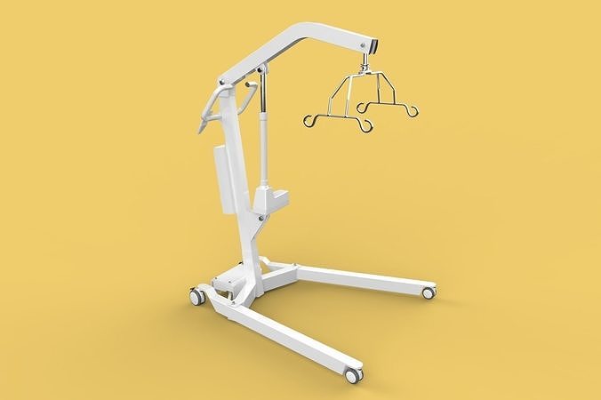 PATIENT HOIST PORTABLE LIFT LIFTER HOSPITAL DISABILITY HOMECARE 3D ...