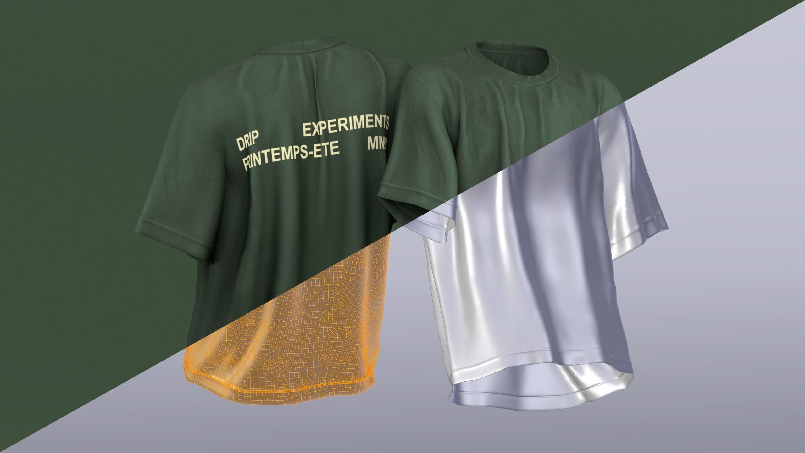 T - Shirt Tee Mock Up for Render 3D model | CGTrader