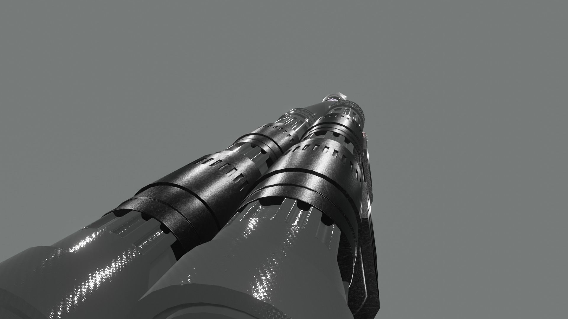 Fantasy Sliquifier Double Barreled Wonder weapon gun 3D model | CGTrader