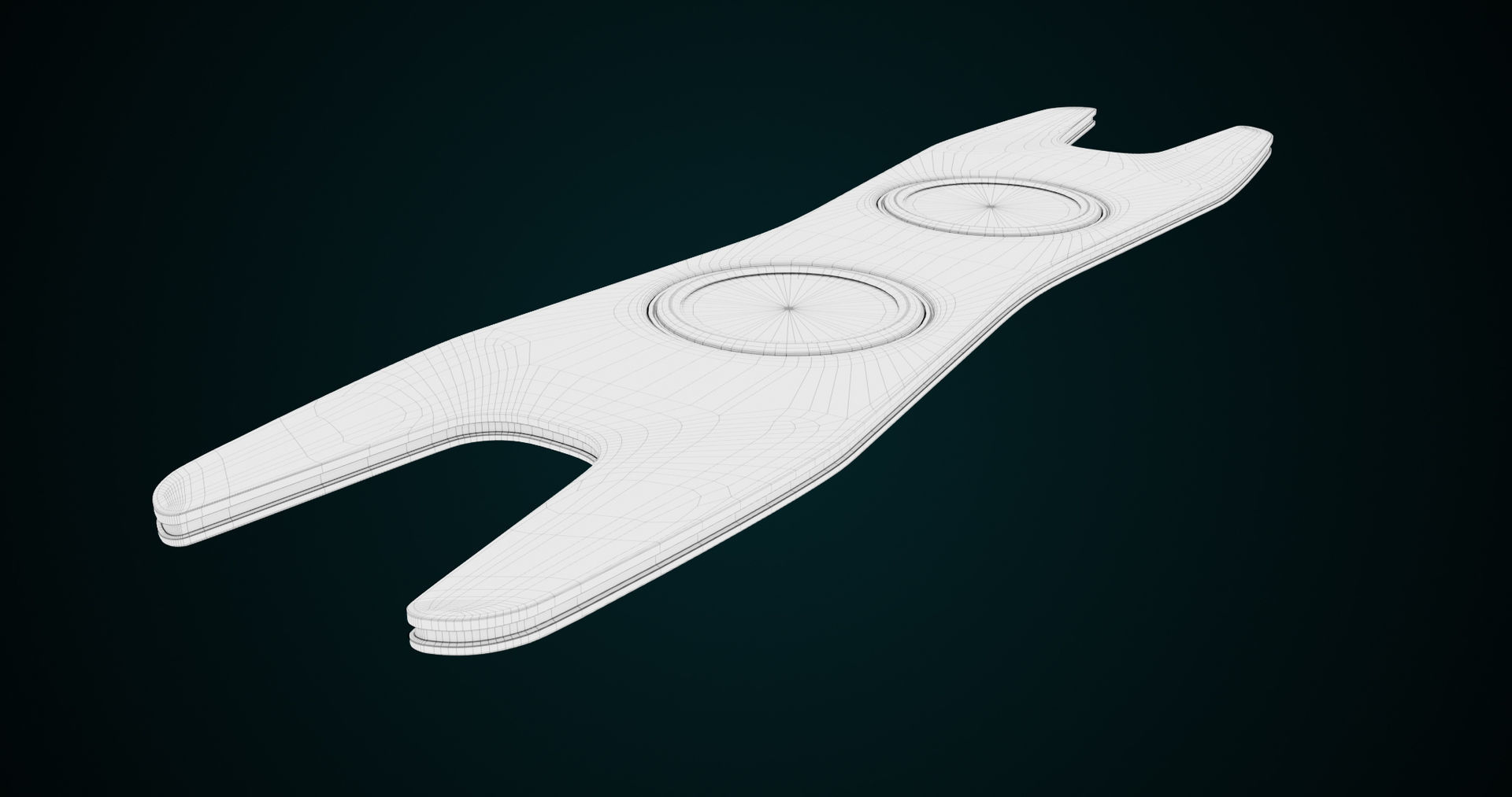 3D model Sci-Fi Hoverboard 1 All PBR Unity UE Textures included VR / AR ...