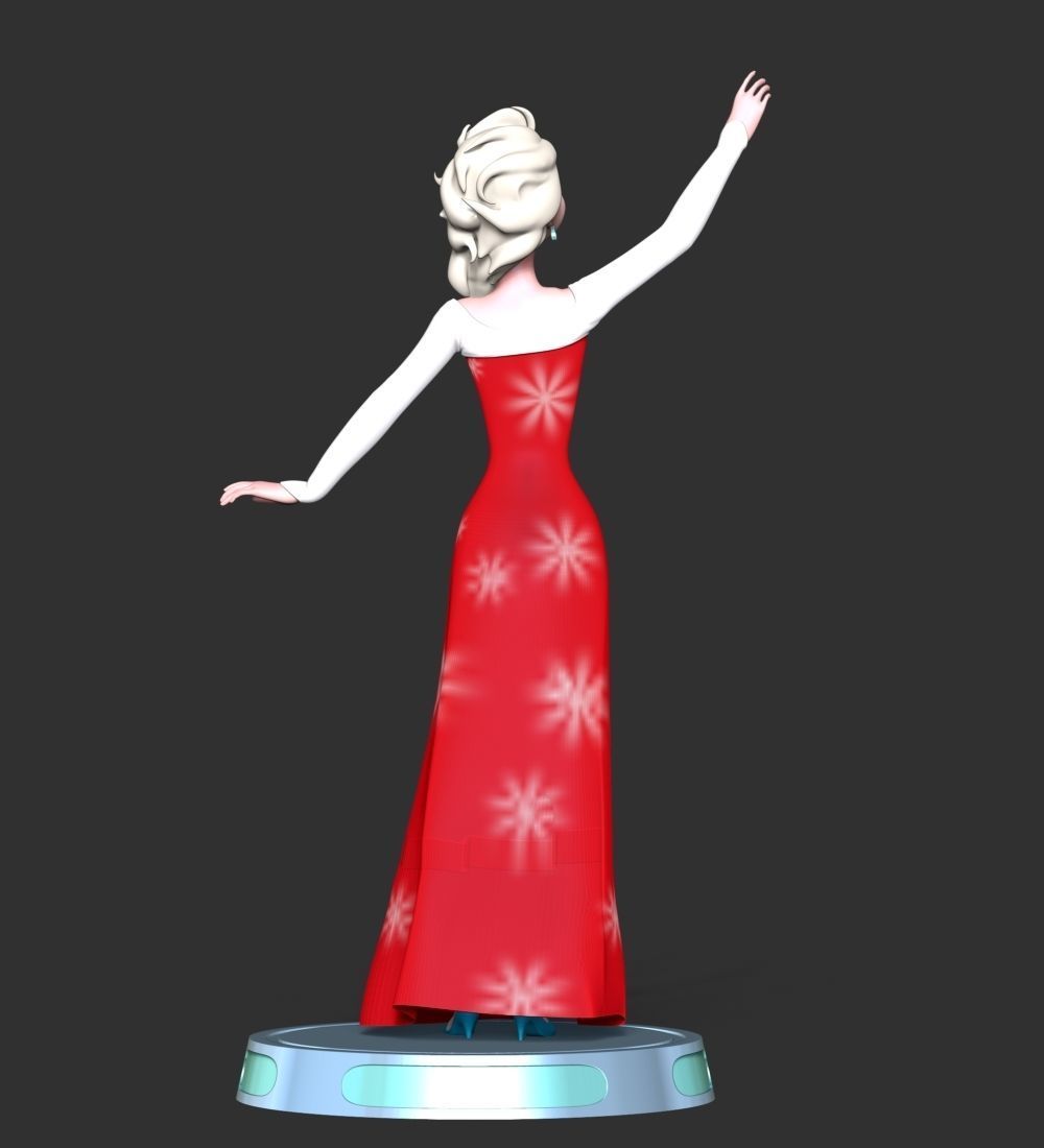 Elsa Princess 3D model 3D printable | CGTrader