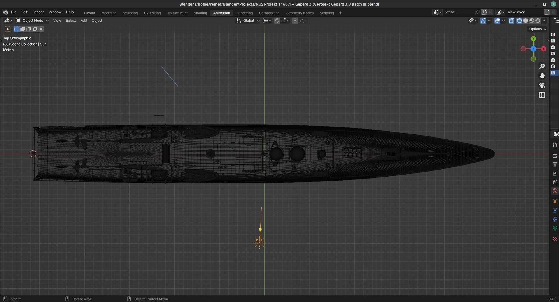 Frigate Project 1166-1 Export Gepard Batch I-III 3D model | CGTrader