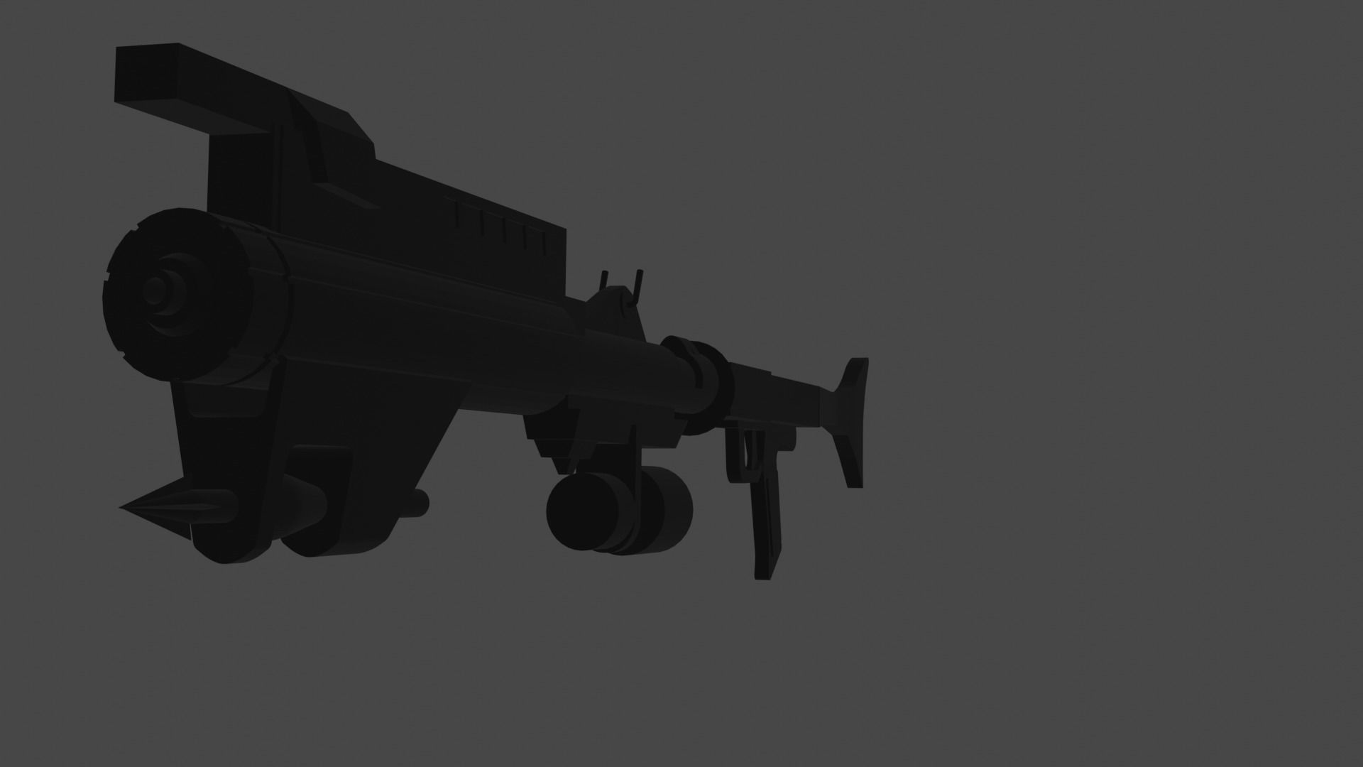 Animated DC-15A Blaster Rifle With Grapple Cable 3D model | CGTrader