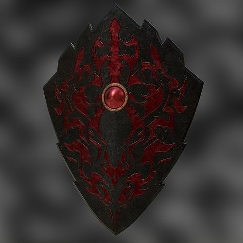 Cursed shield 3D model | CGTrader