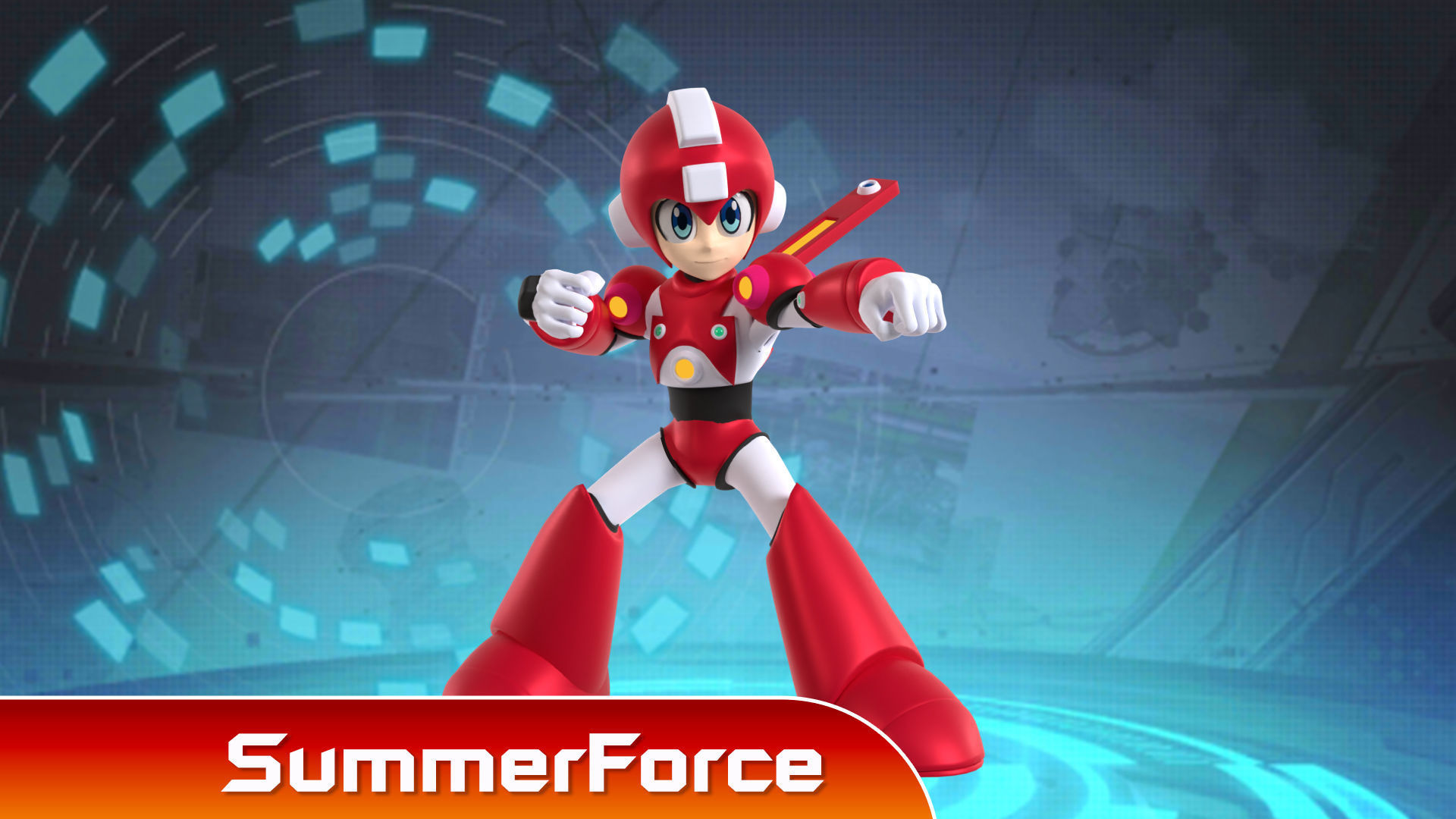 Super Mega Man - Megaman 3D model rigged | CGTrader