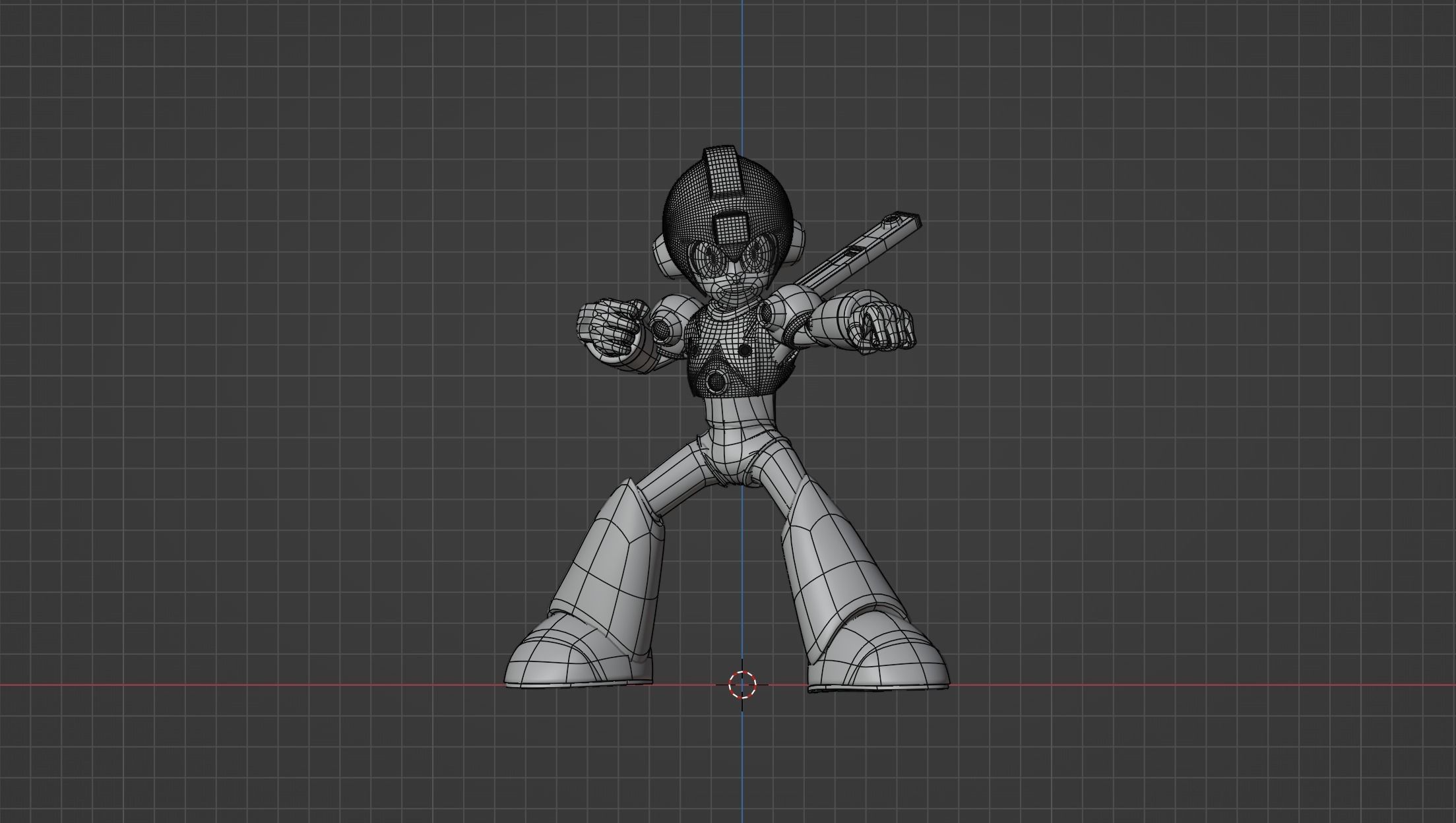Super Mega Man - Megaman 3D model rigged | CGTrader