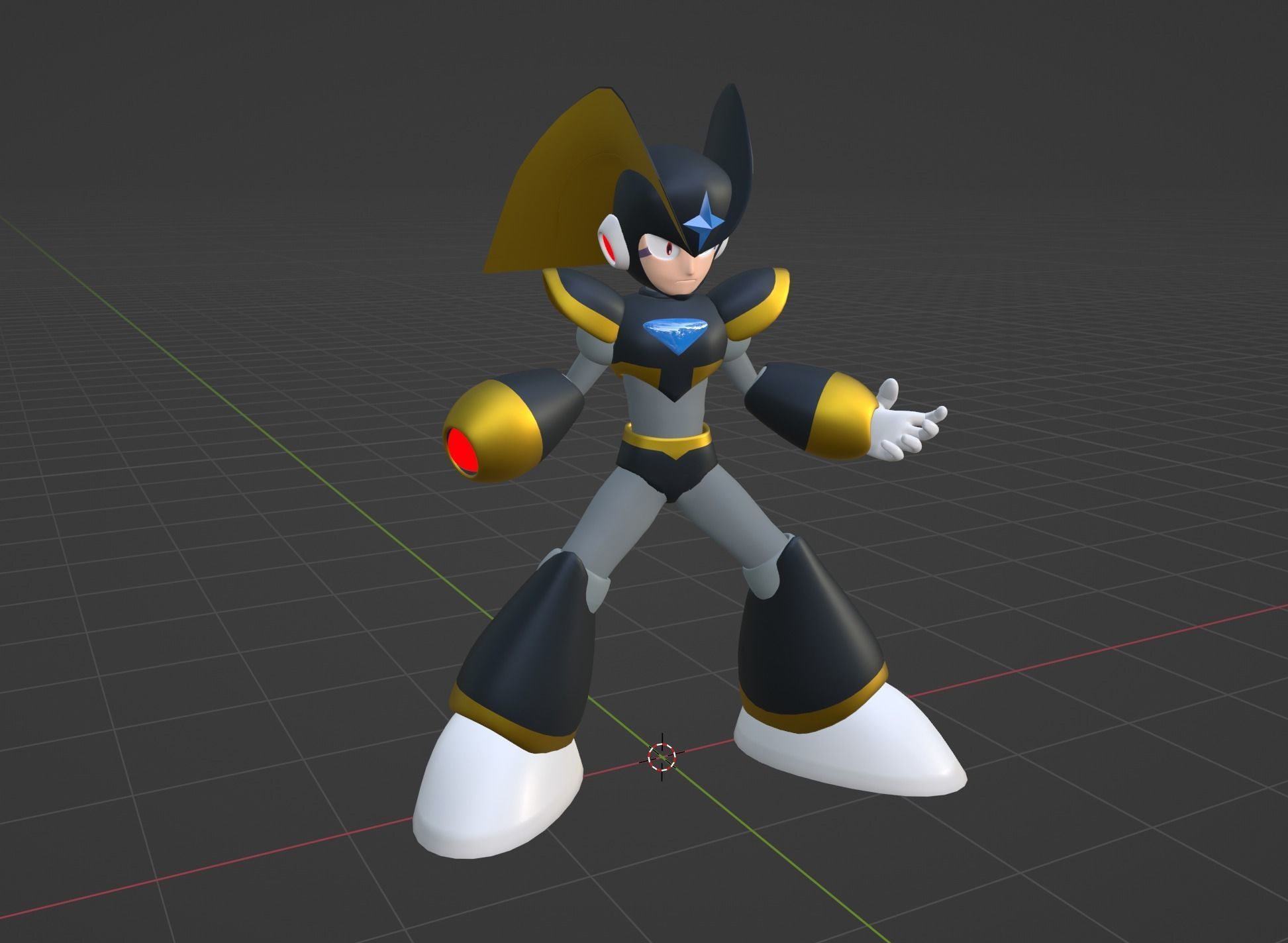 Bass - Megaman 3D model rigged | CGTrader