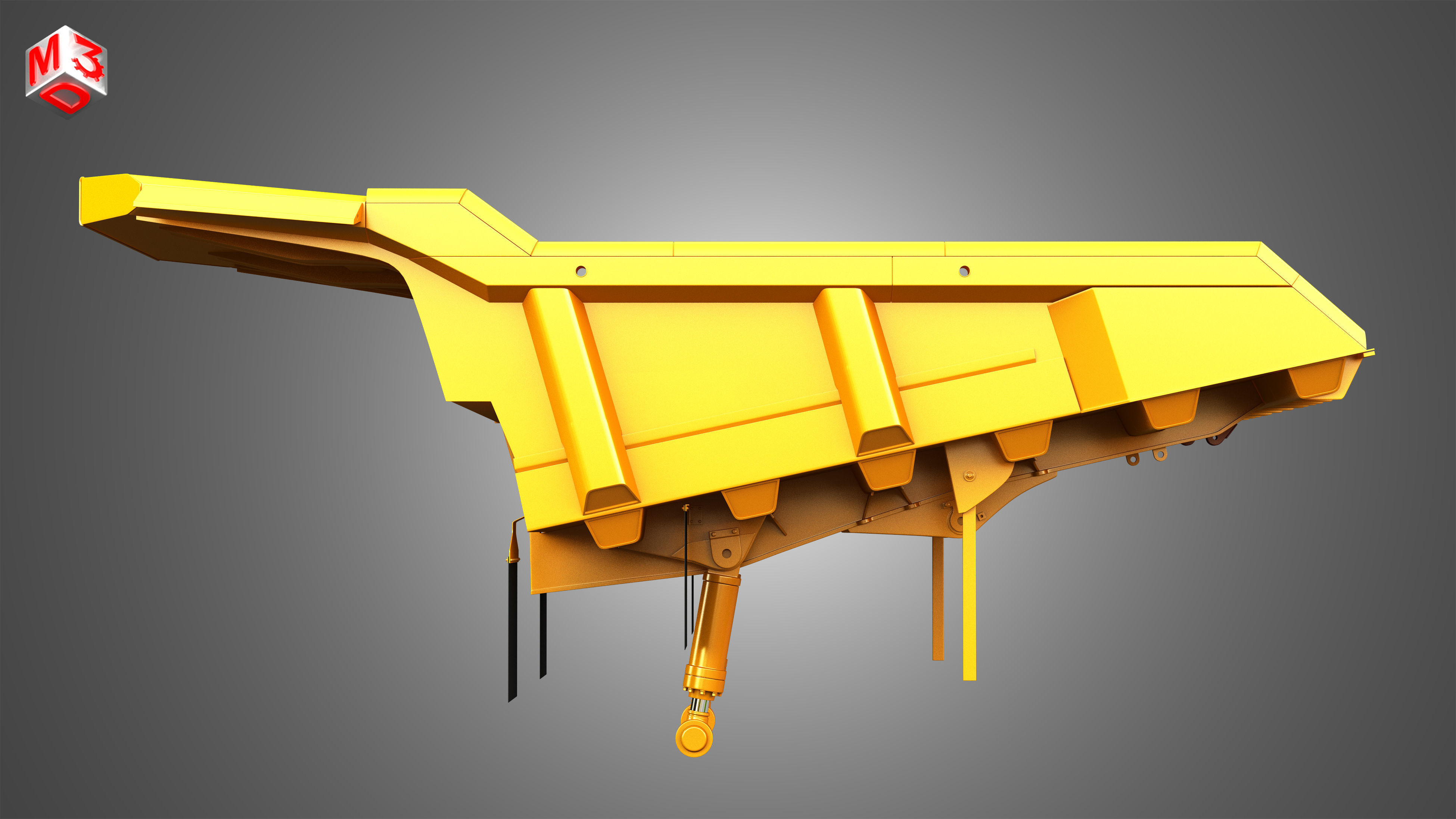 Dump Body - 785D Mining Bump Truck 3D model | CGTrader