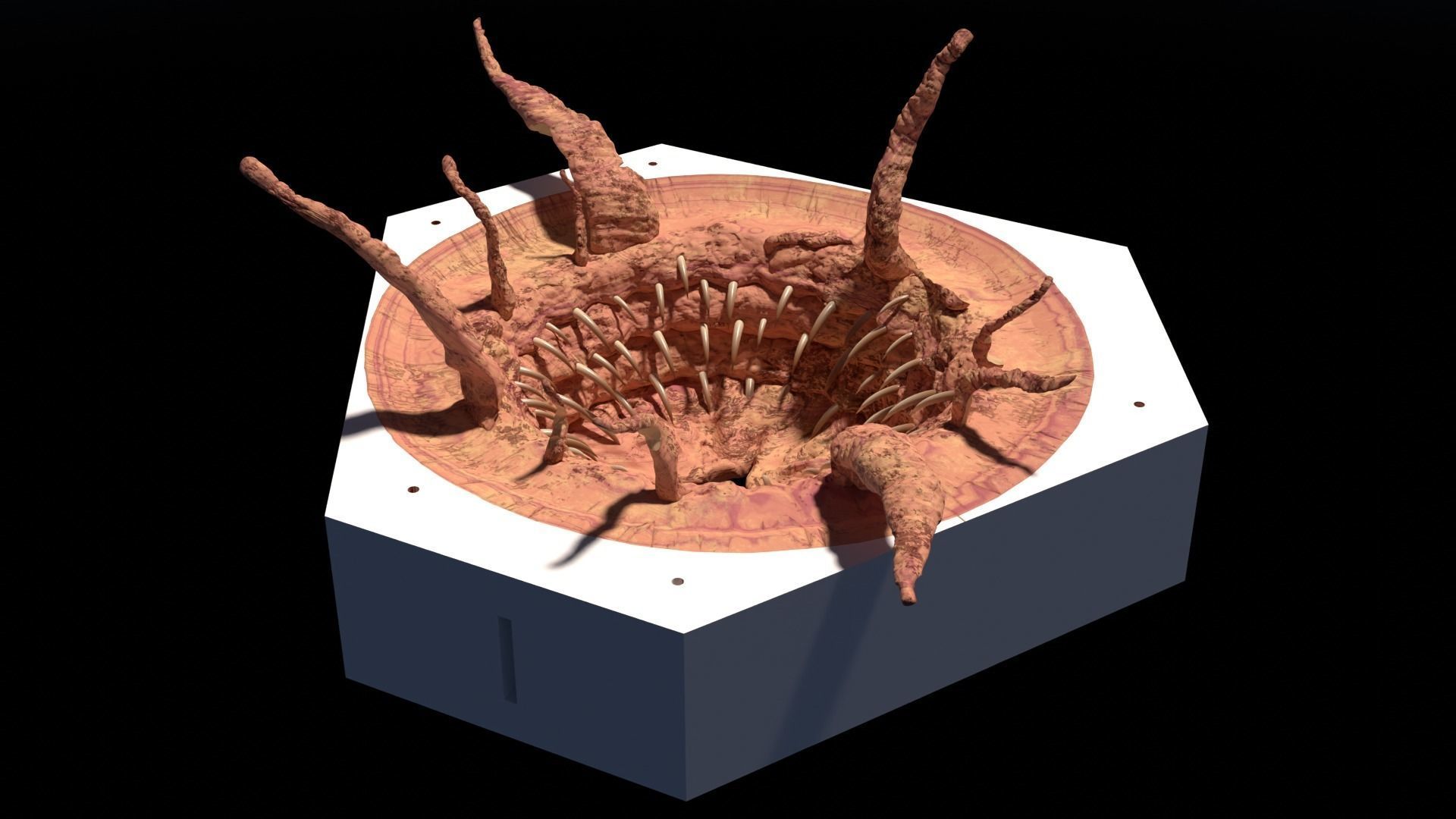 Sarlacc Pit playset 1-18 scale for 3-75 inch figures 3D model 3D ...