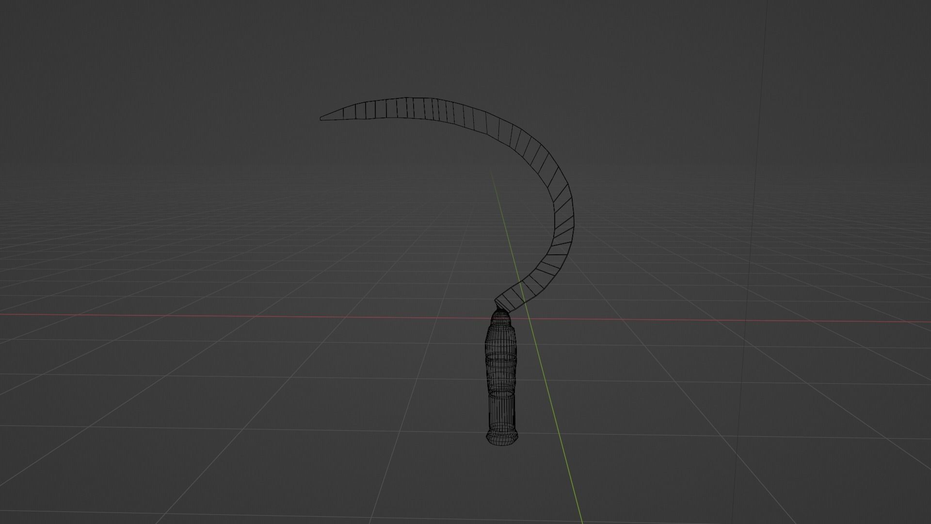 Low Poly Sickle wooden scythe 3D model | CGTrader