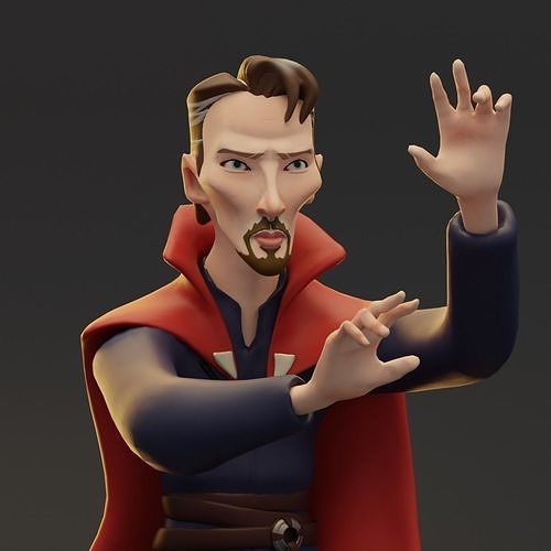 3D model Dr Strange Model VR / AR / low-poly | CGTrader