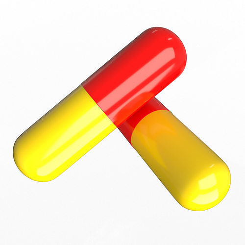 3D model Pill Capsules VR / AR / low-poly | CGTrader